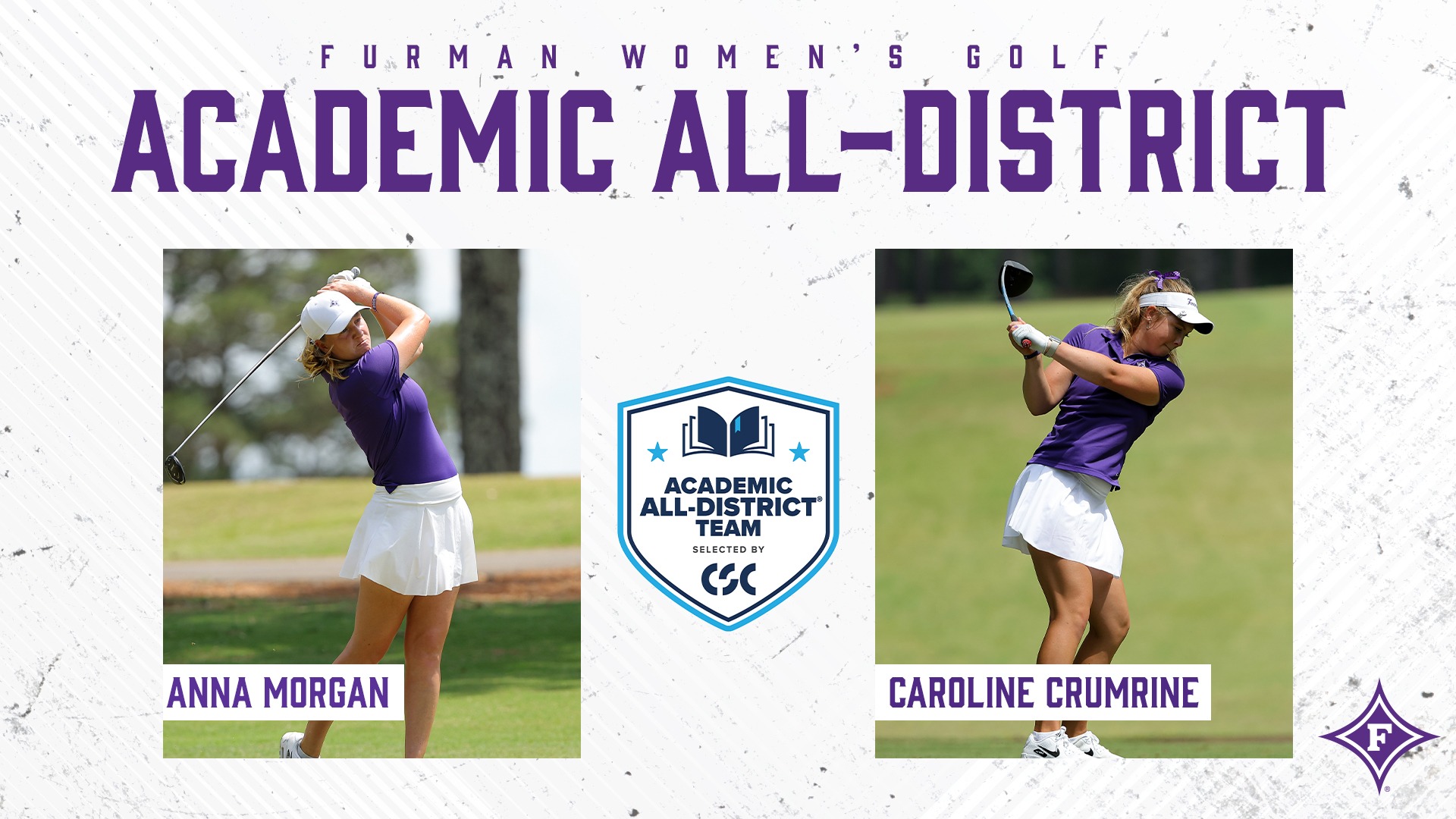 Furman's Crumrine & Morgan Named To CSC Academic All-District At-Large ...
