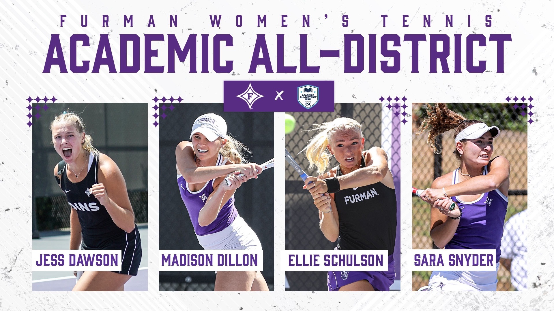Furman Women's Tennis Places Four On CSC Academic All-District Team ...