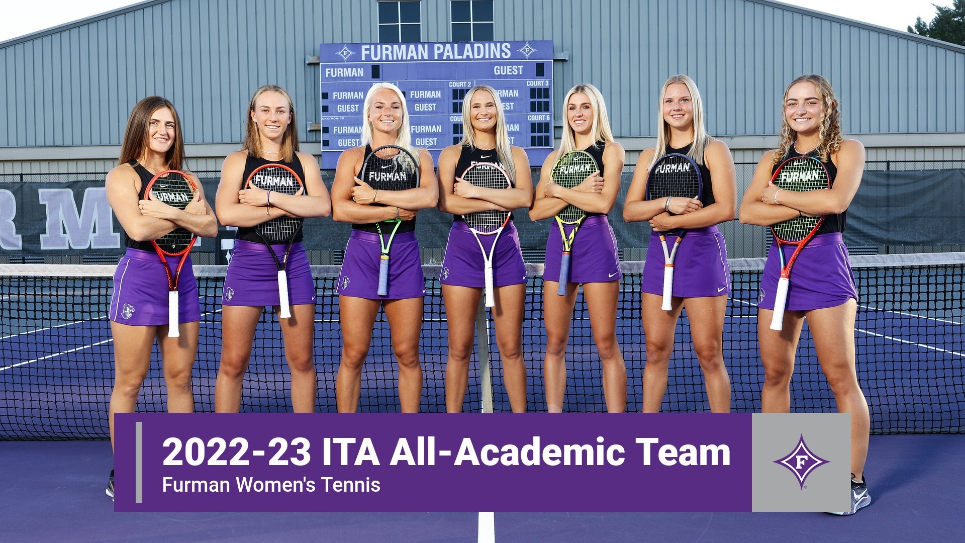 Furman Honored With ITA All-Academic Team Award; Six Paladins Named ITA ...