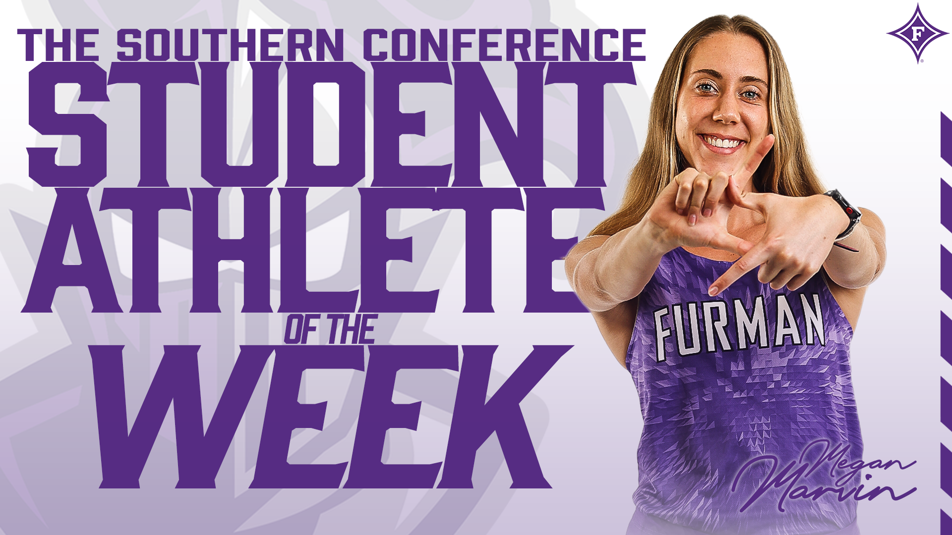 Furman's Marvin Voted SoCon Student-Athlete Of The Week - Furman University