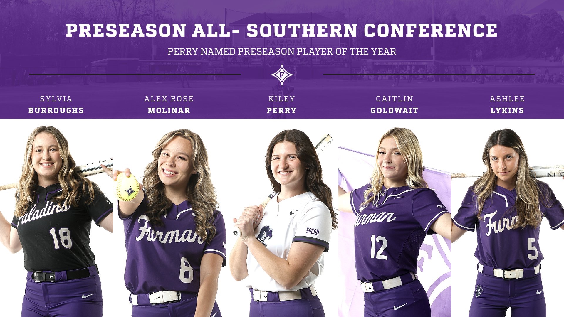 Softball's Perry Named Preseason SoCon Player Of The Year; Paladins ...