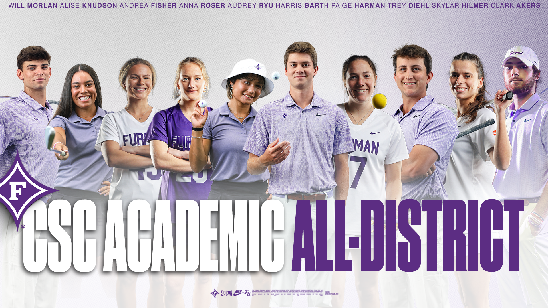 Furman Honored With Platform Golf Outstanding Team Academic Award ...