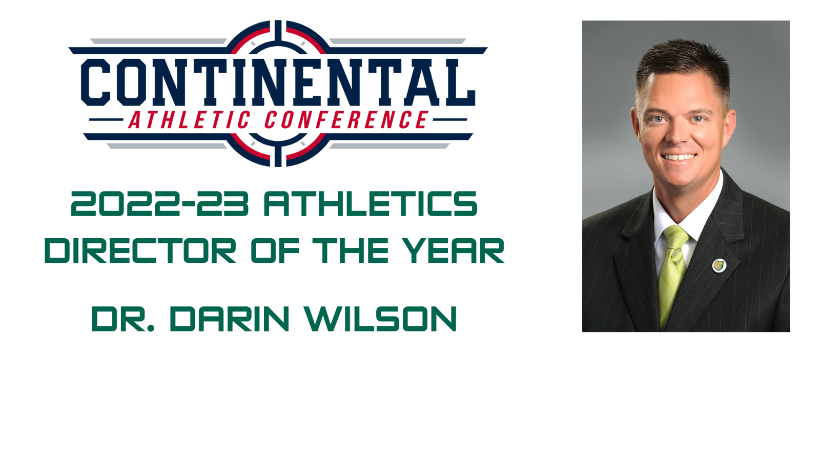 Dr. Darin Wilson Named 2022-23 CAC Athletics Director of the Year ...