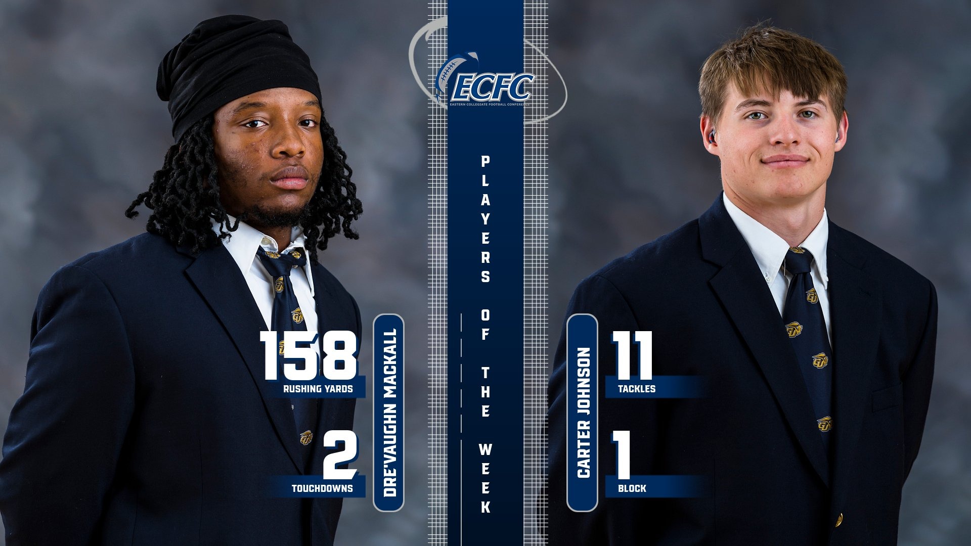 Bison pick-up two ECFC Player of the Week honors - Gallaudet University