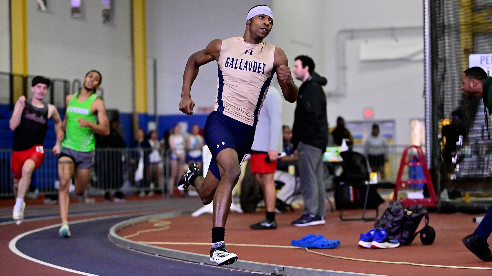 Gregory sets two school marks and ties all-time Deaf record - Gallaudet ...
