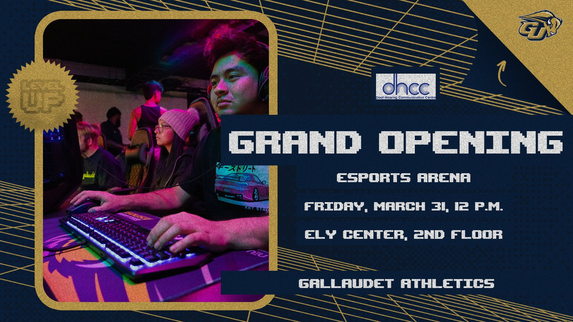 Gallaudet esports arena grand opening set for Friday, March 31 ...