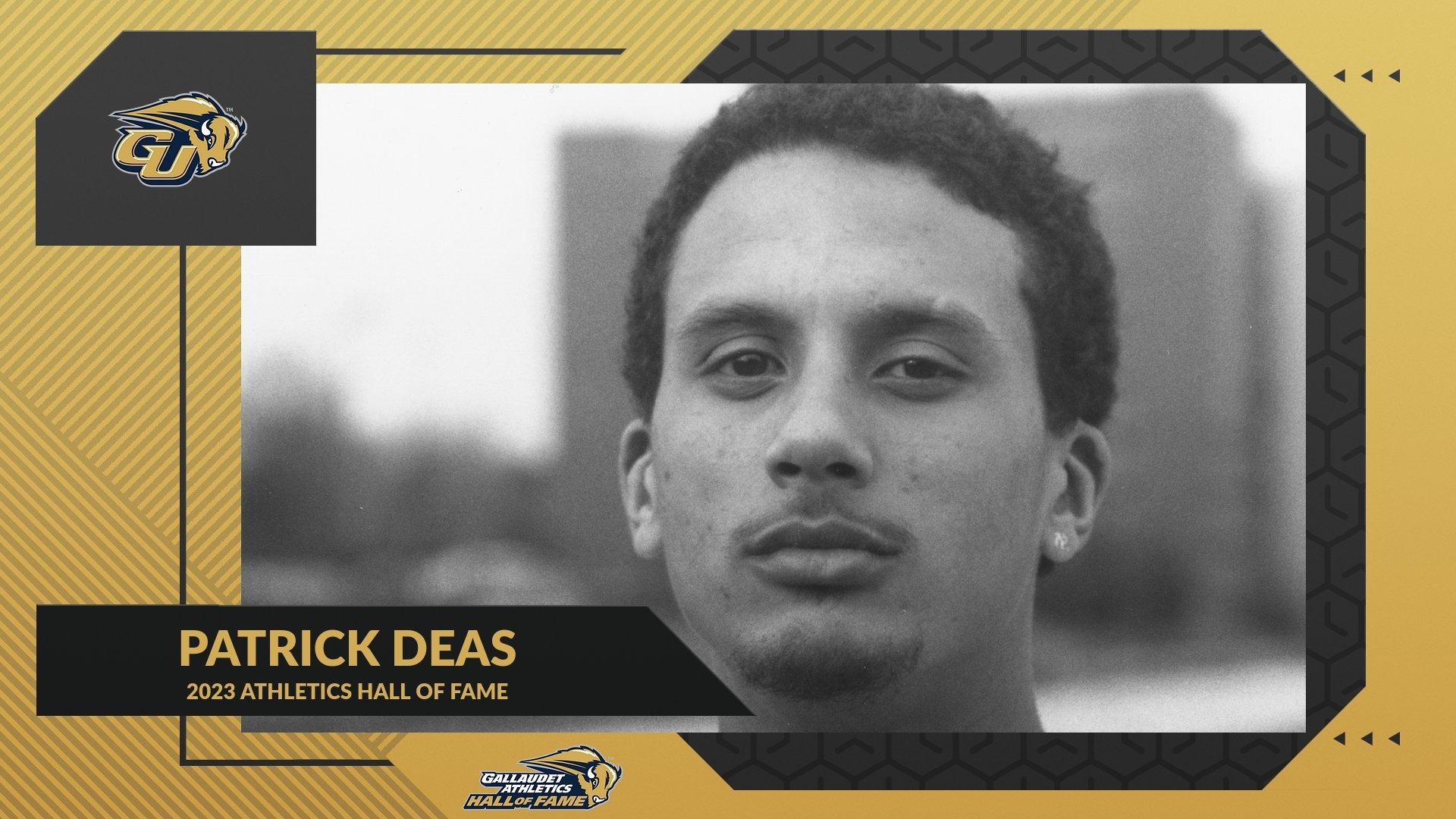 Meet 2023 Athletics Hall of Fame Class: Patrick Deas, '00 - Gallaudet ...