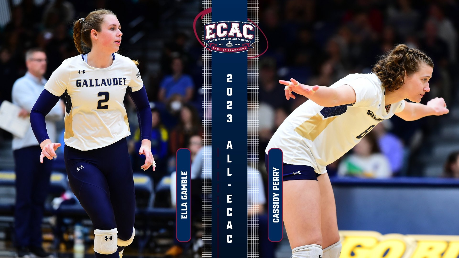 Bison pair land on 2023 All-ECAC First Team - Gallaudet University