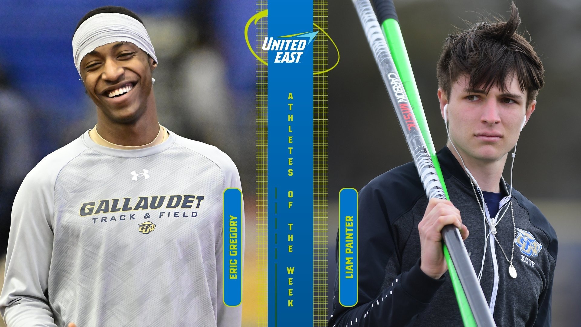 GU sweeps United East Men's Indoor Track and Field Athlete of the Week ...