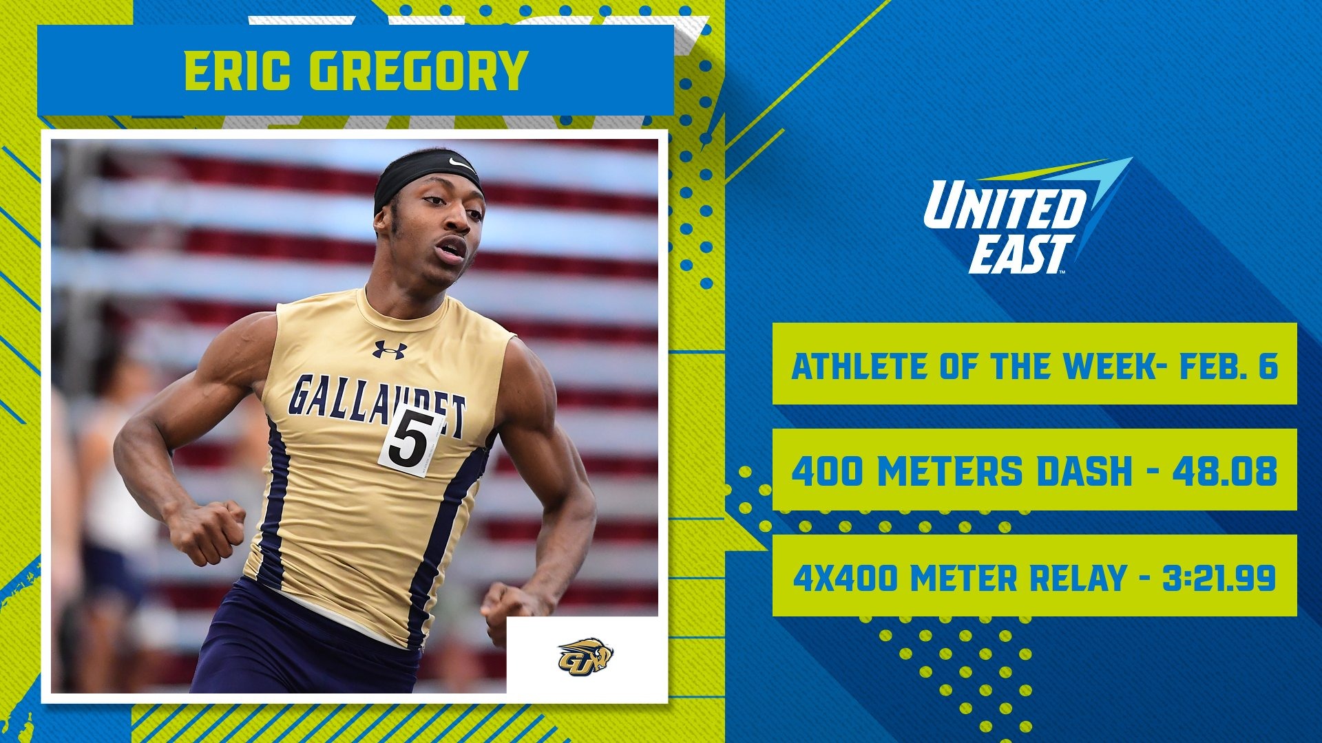 Gallaudet's Eric Gregory named United East Men's Indoor Track Athlete ...