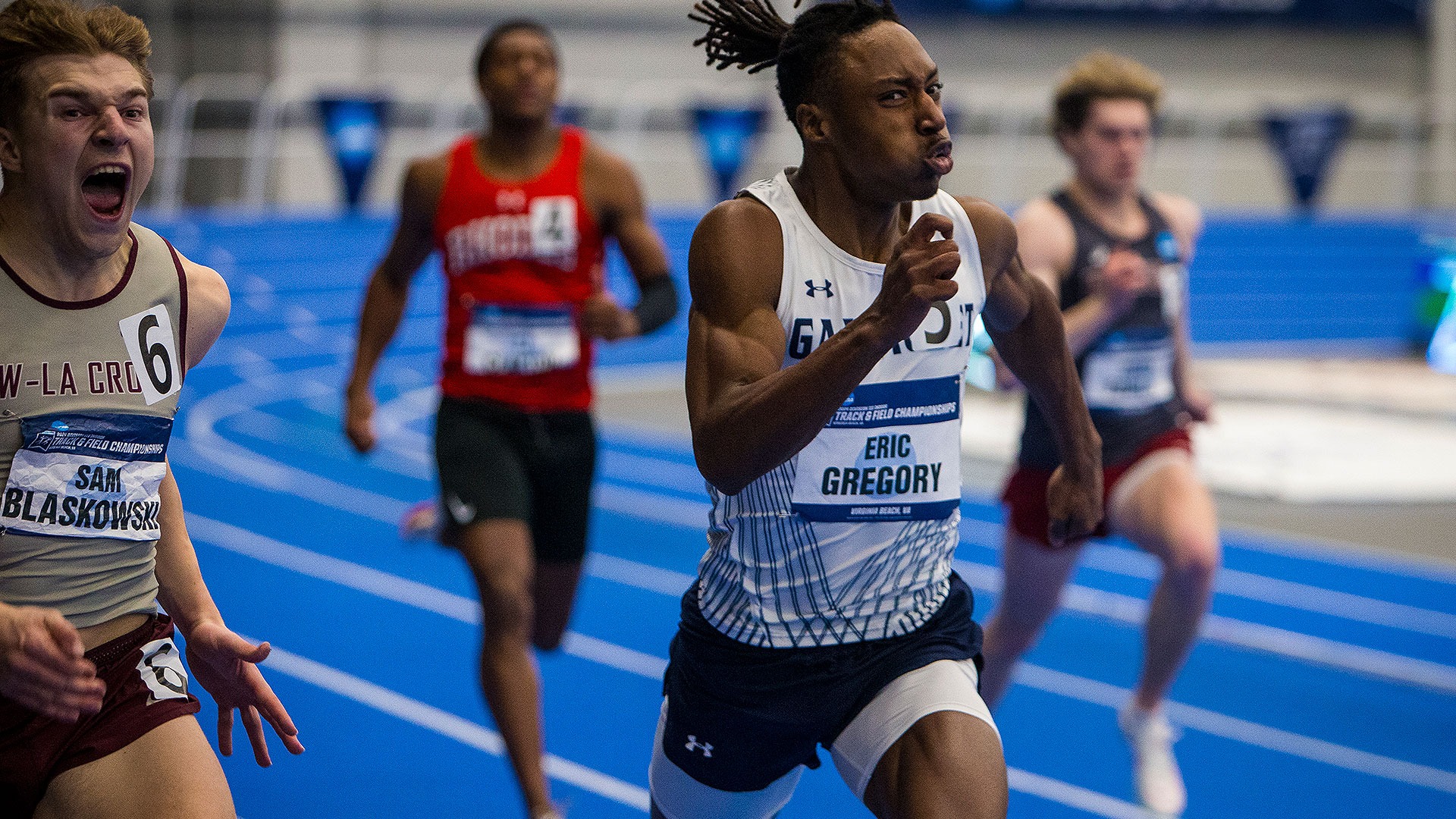 Race For The Ages: Gregory breaks records in 200-meter dash final at ...