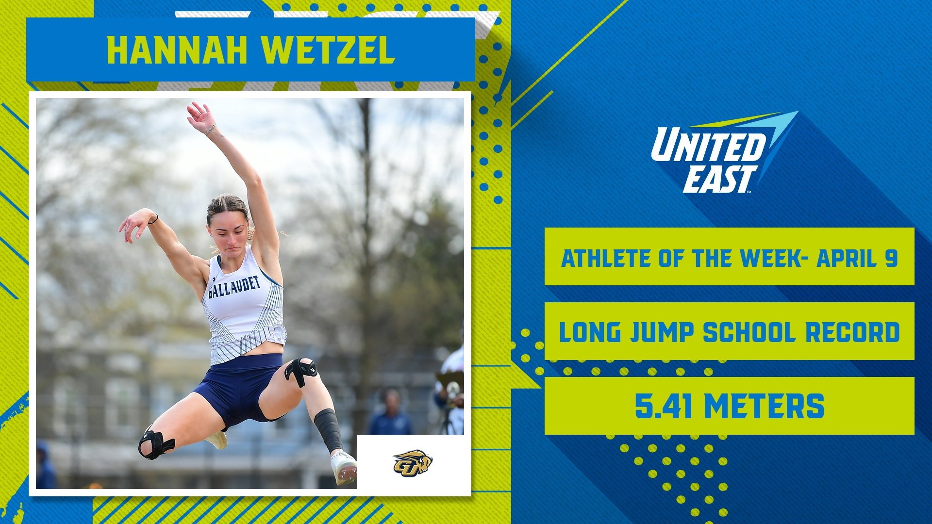 GU’s Hannah Wetzel named Women’s Outdoor Field Athlete of the Week for ...
