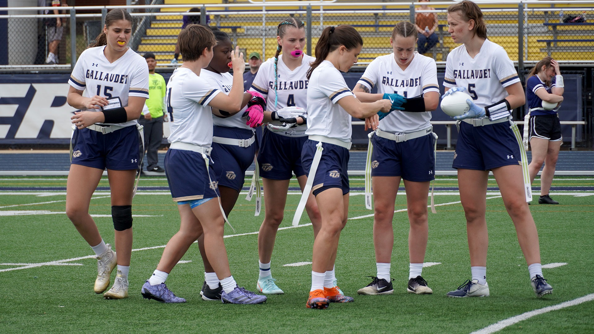 CHAMPS! Gallaudet women's flag football team claims United East ...