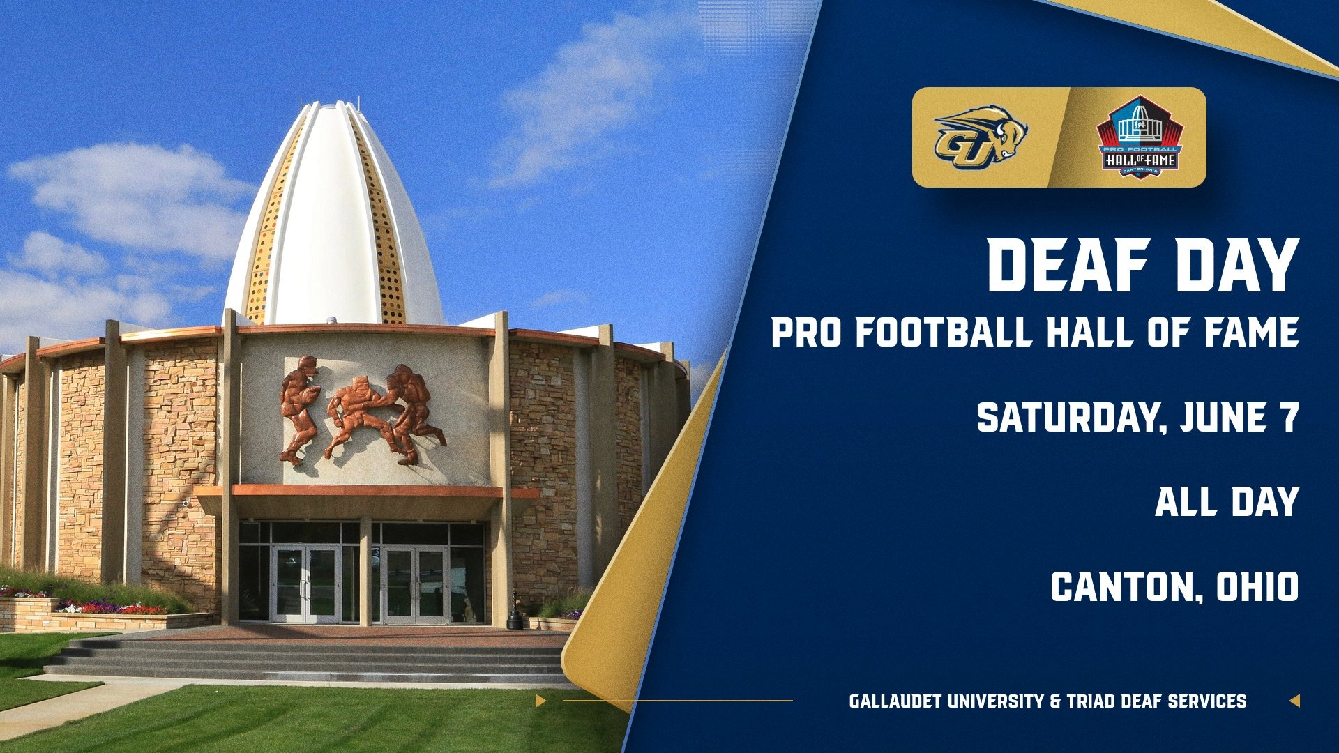 Gallaudet football participates in first Deaf Day at the Pro Football ...