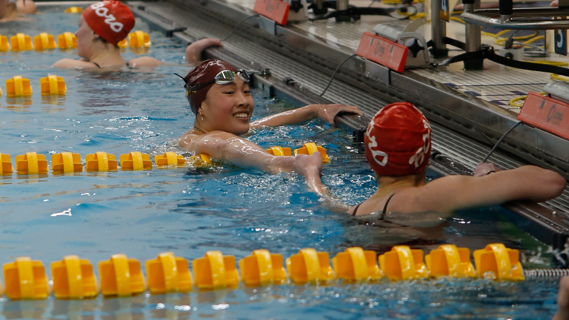Women's Swimming Scores Strong Finishes On Third Day of PSAC Swimming ...