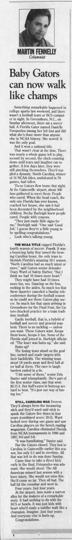 Remembering Martin Fennelly - Florida Gators