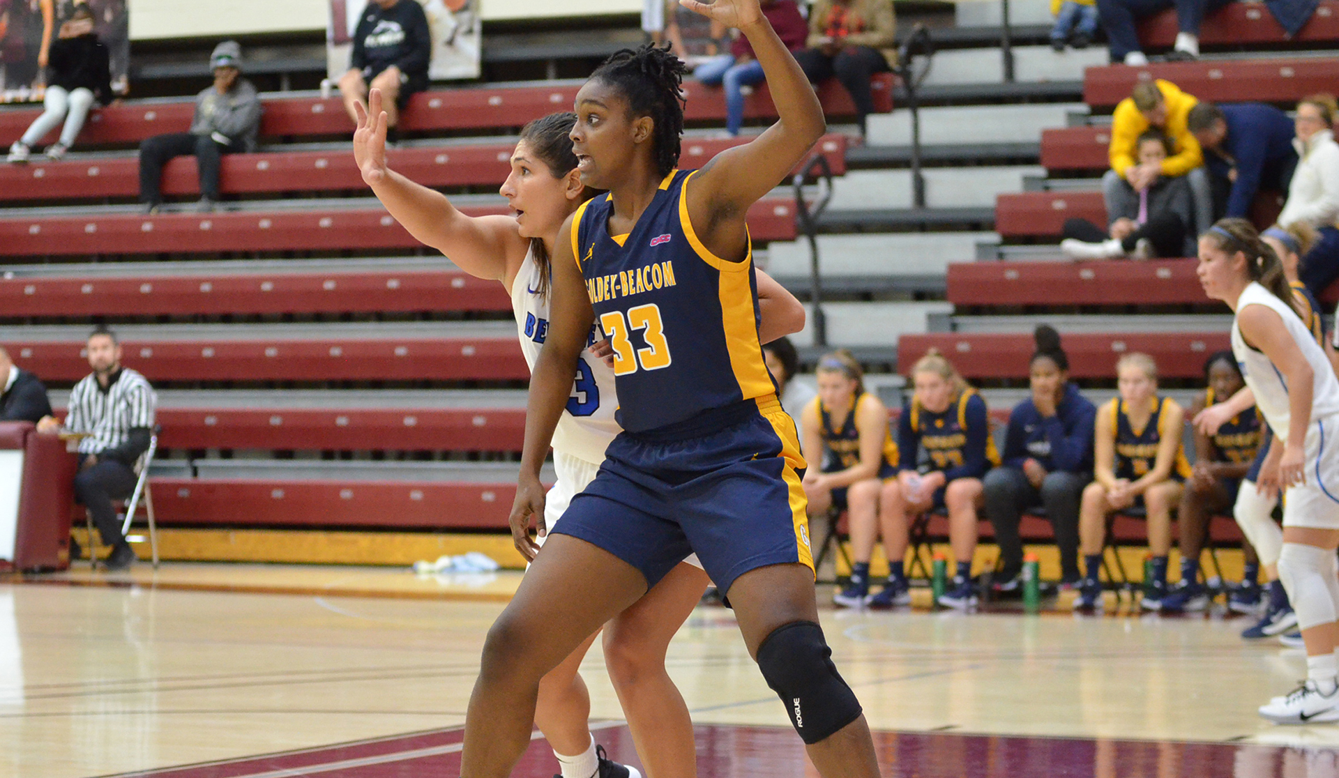 Alexis Harrison Records Double-Double as Women's Basketball Battles in ...