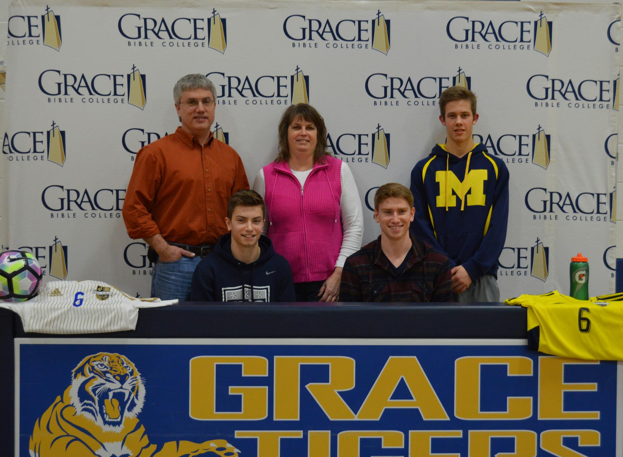 Unity Christian Talent Dylan DeVries inks with Tigers - The Official Site of the Grace Christian ...