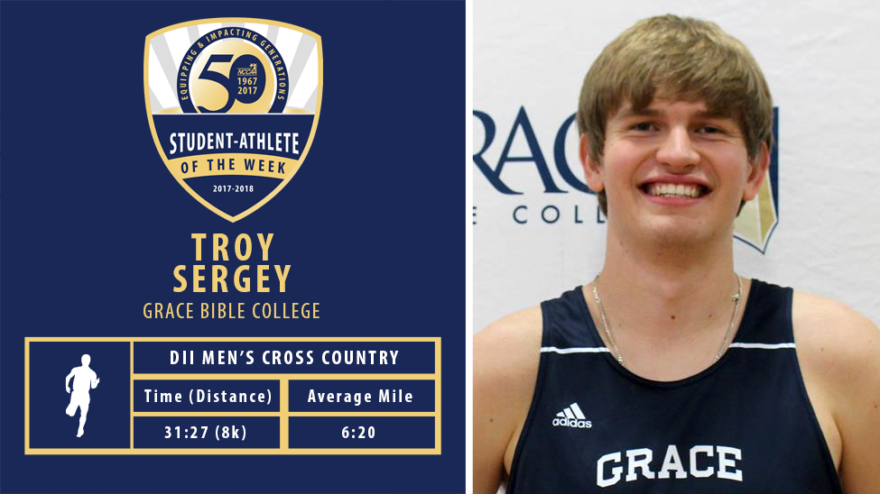 Troy Sergey - Cross Country - The Official Site of the Grace Christian ...