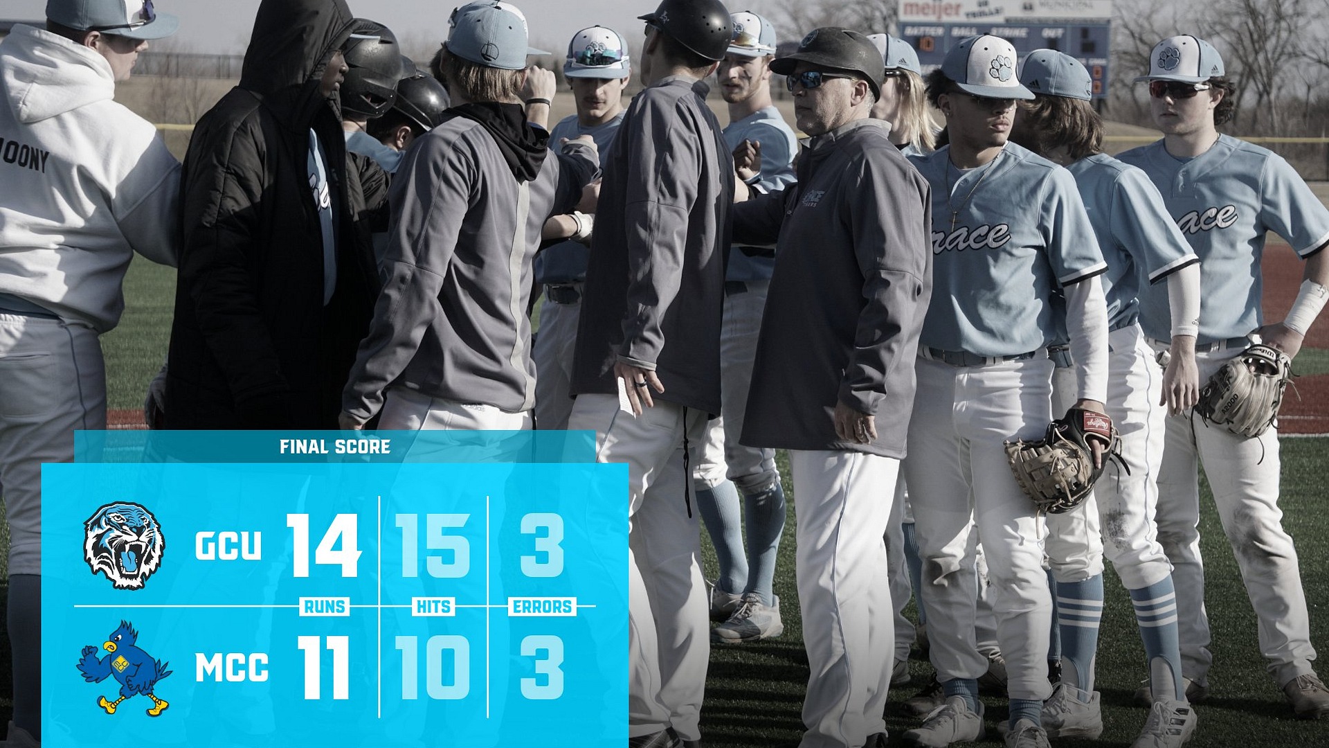 Tigers Baseball Edges MCC On The Road - The Official Site of the Grace ...