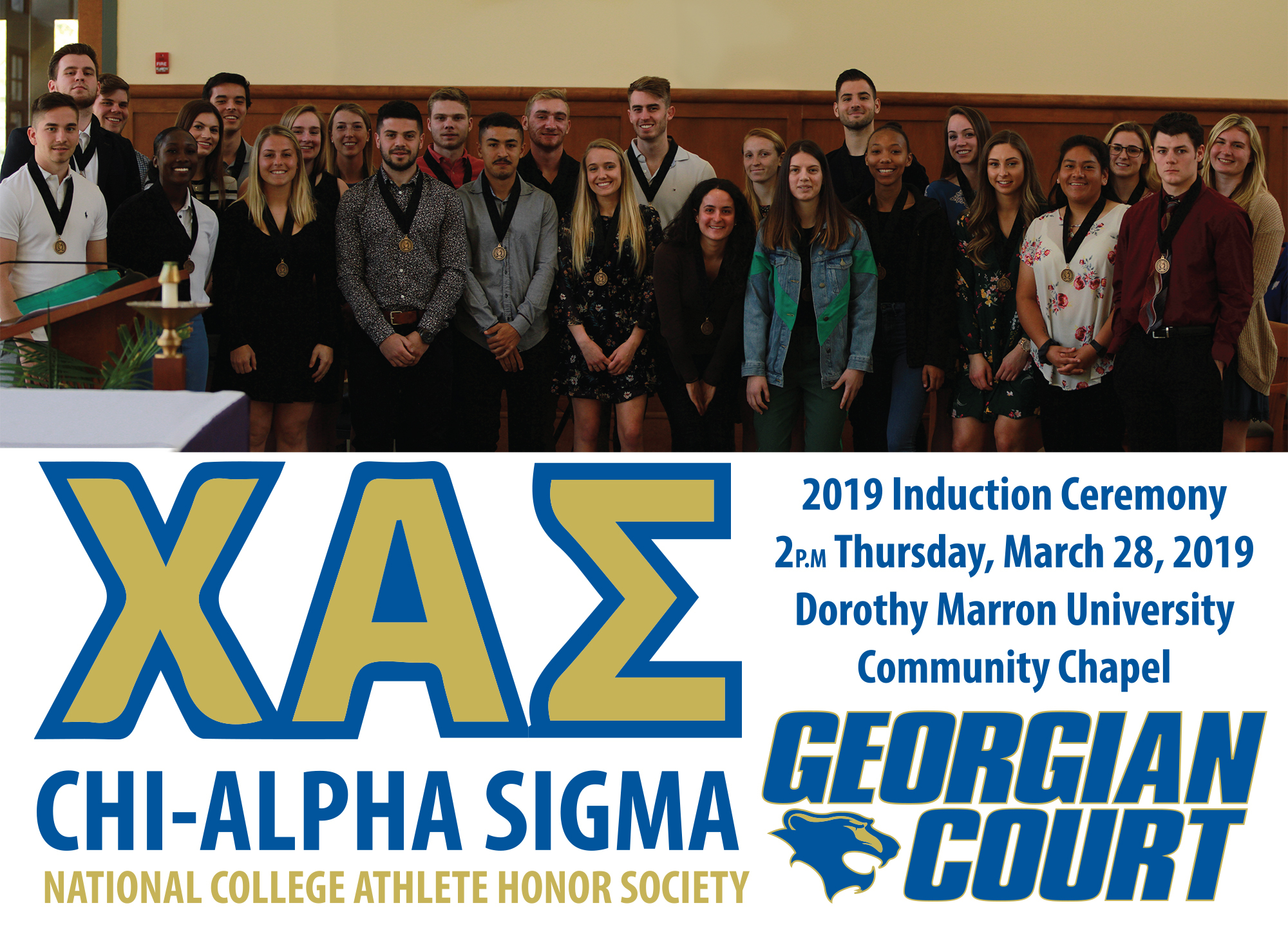 Georgian Court University Announces Chi Alpha Sigma Class of 2019 - GCU ...