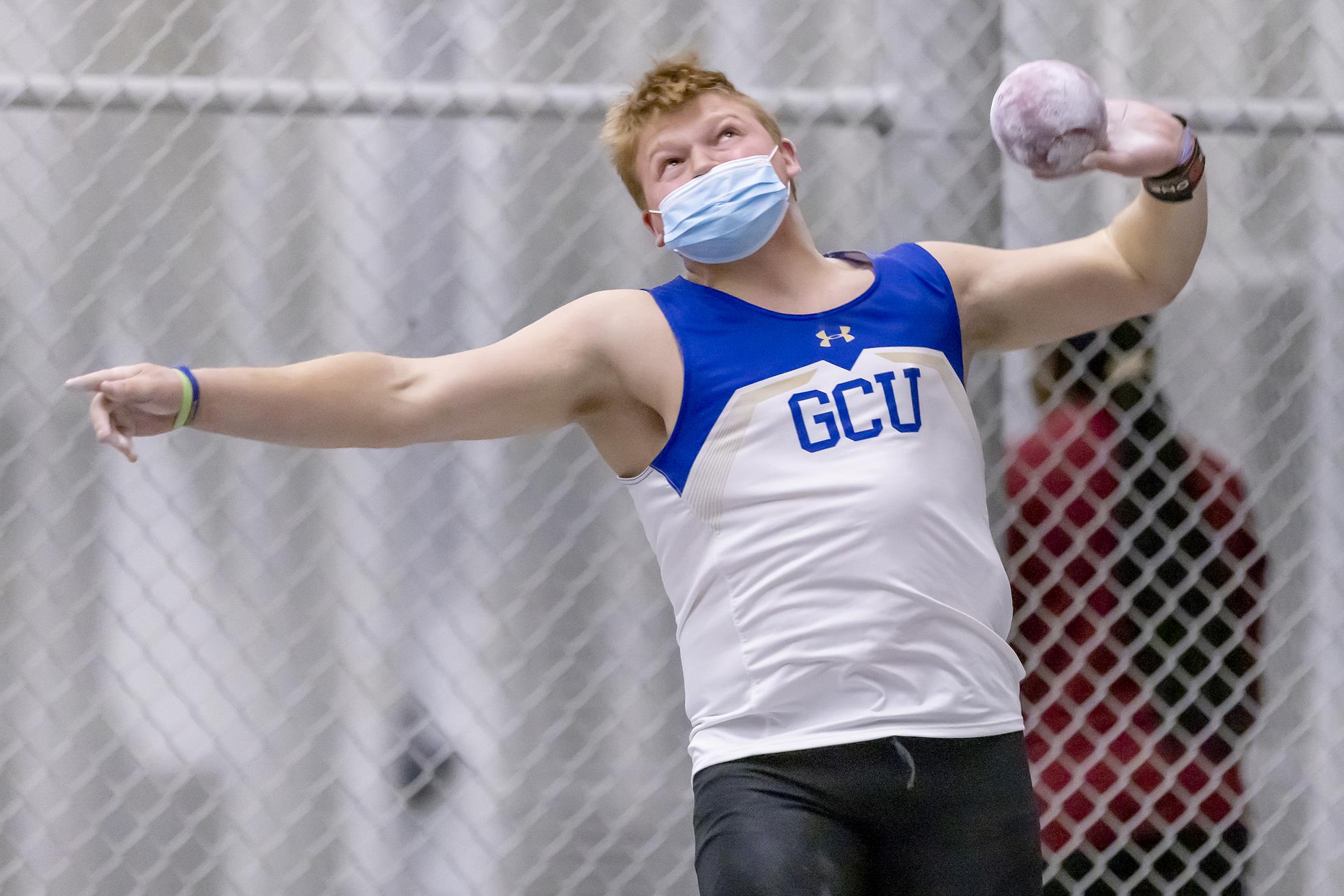 Robbie Babson Bests All-Comers as Freshman Finishes First in Shot Put ...