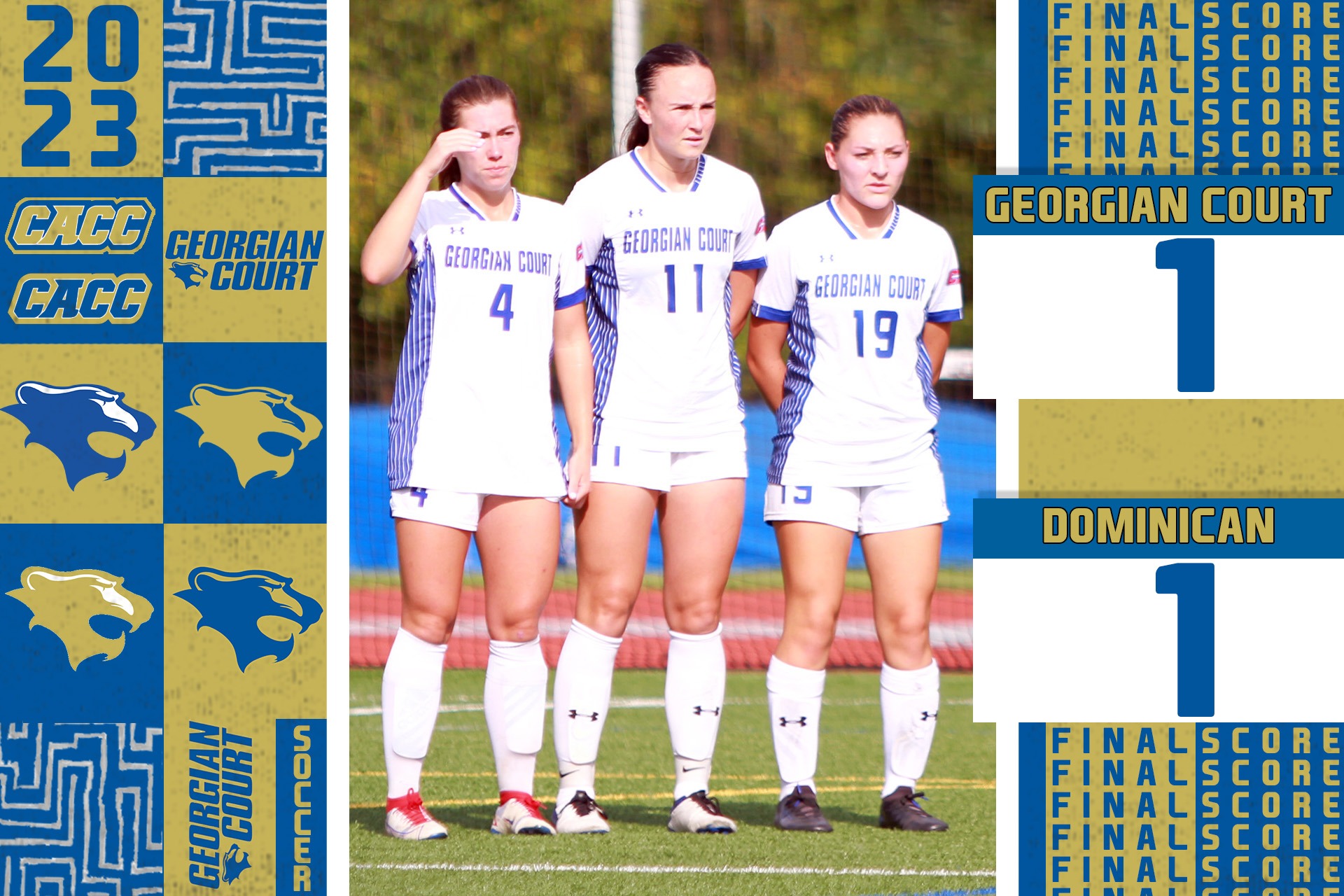 Last Second Goal Pulls Dominican Even With Lions in CACC Opener - GCU ...