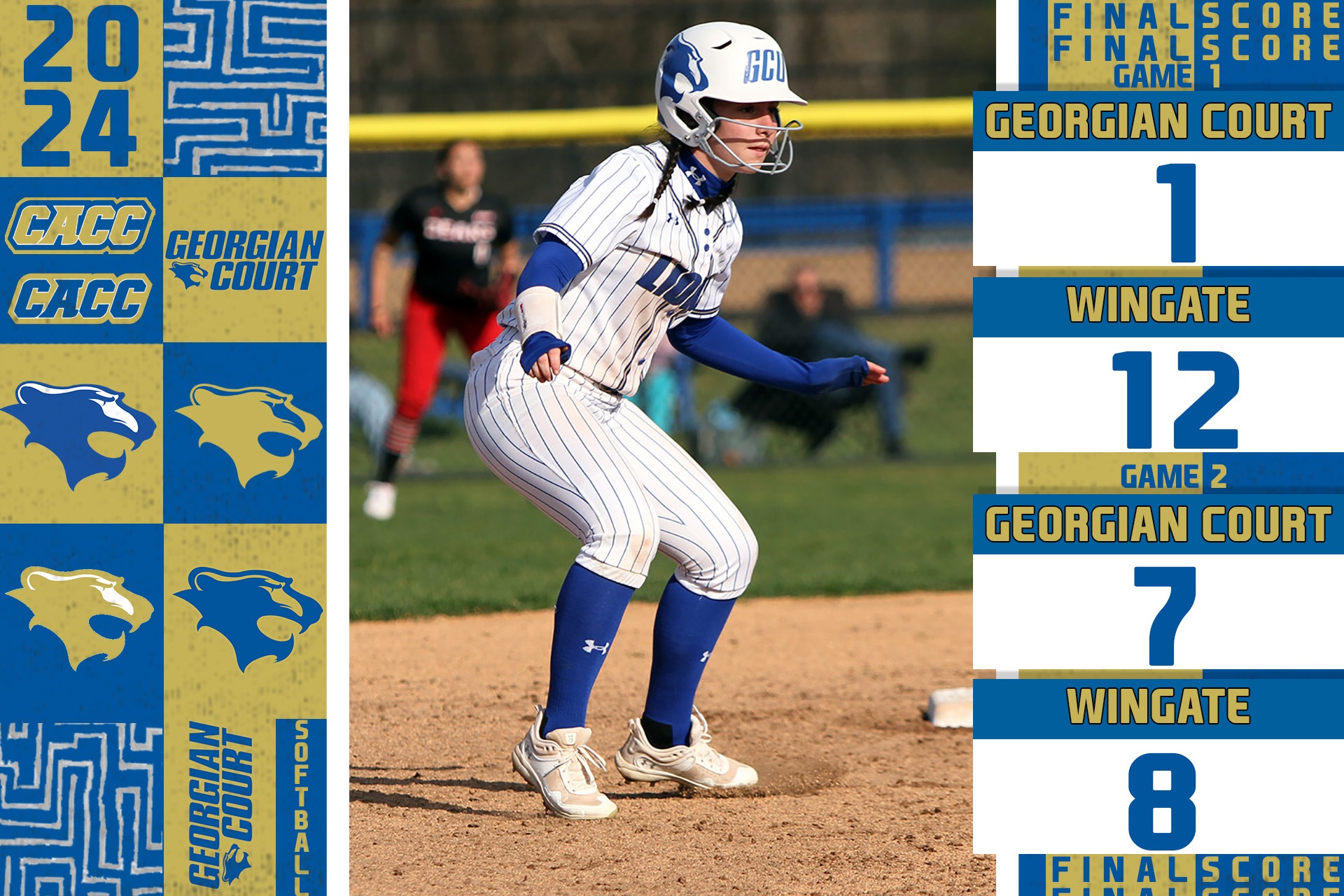 Lions Nearly Complete Comeback Against No. 14 Wingate but Drop Both ...