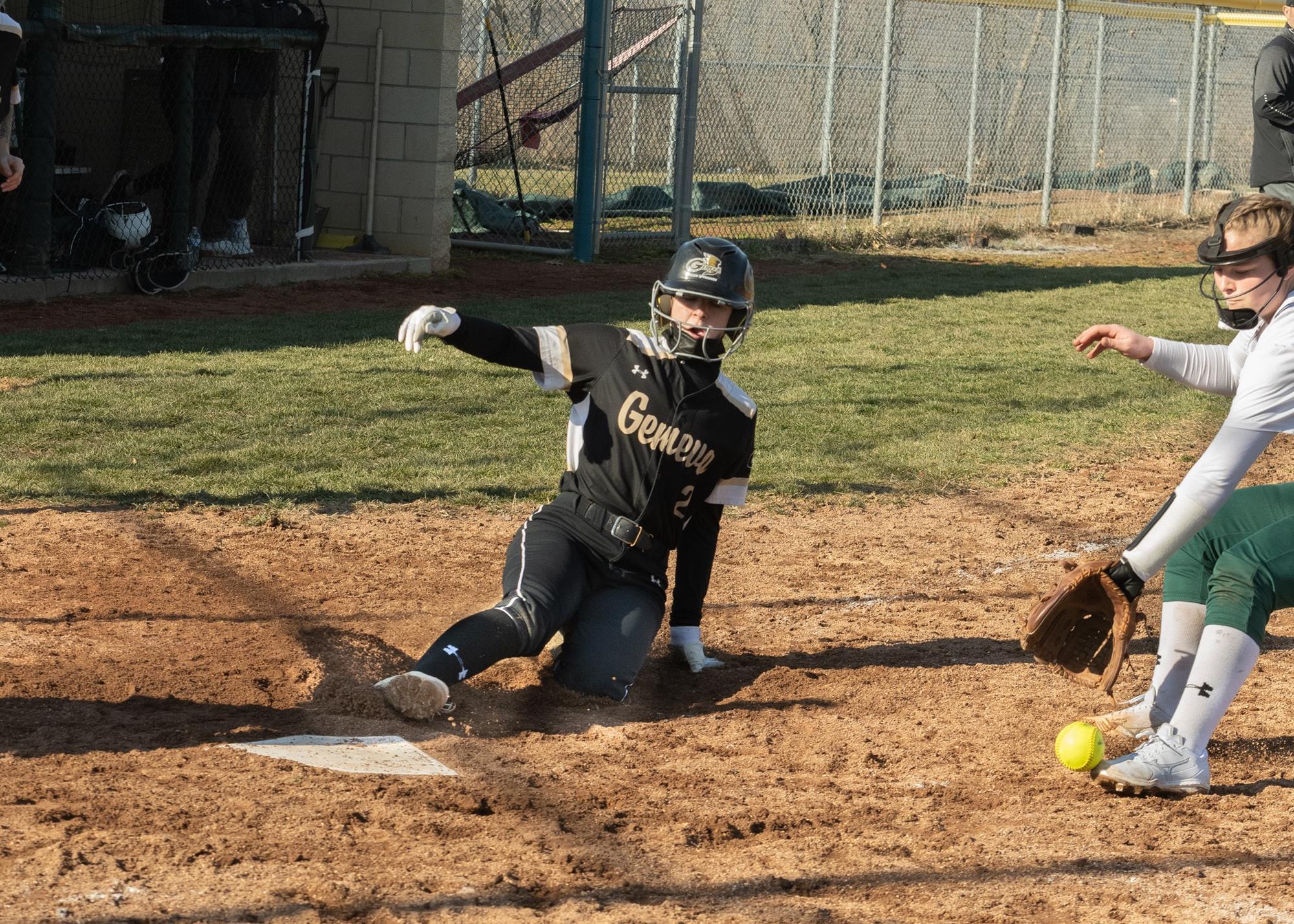 Softball Flexes its Muscles in Season-Opening Sweep at Franciscan ...