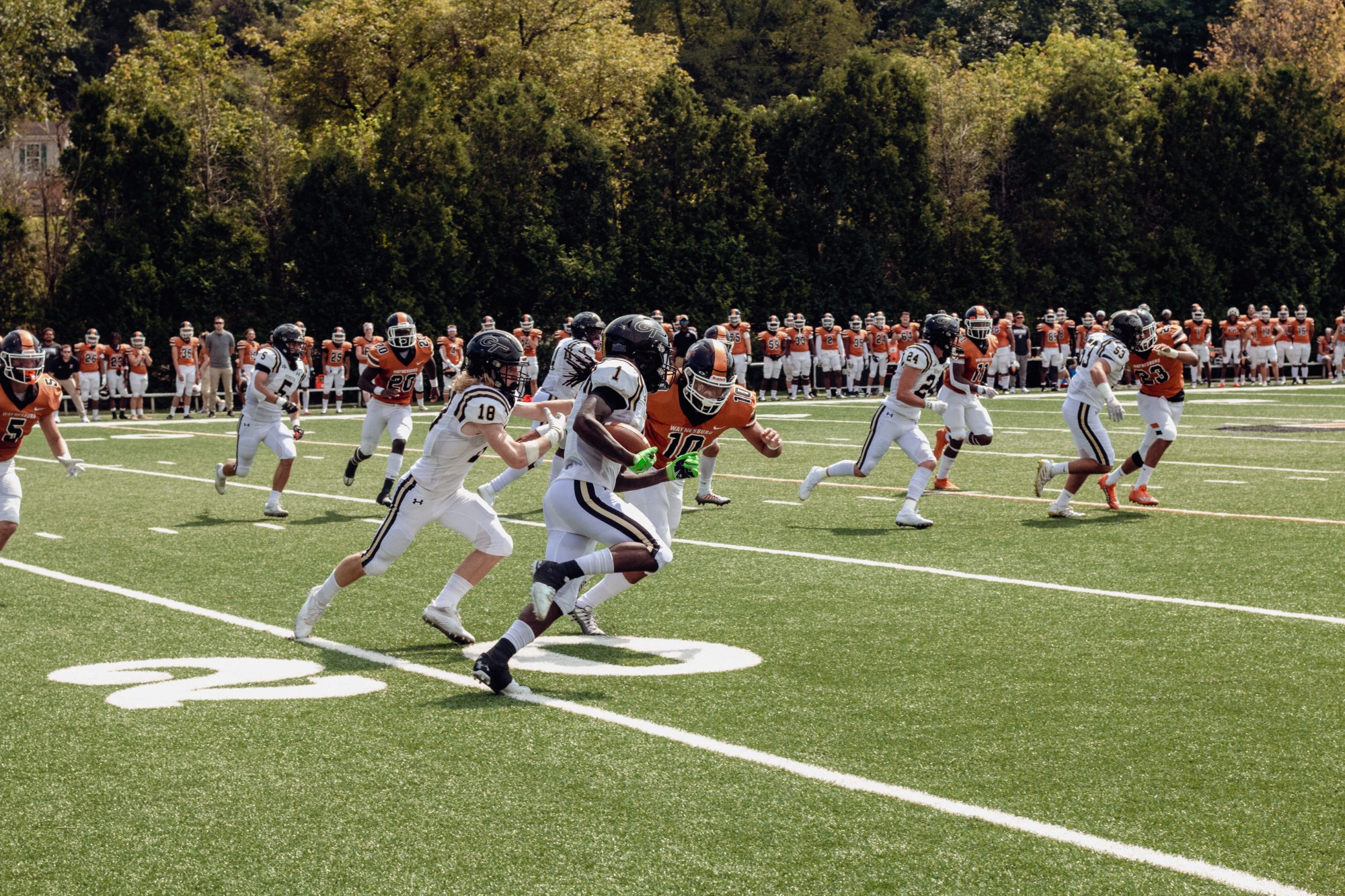Football Falls in High-Scoring Affair at Waynesburg - Geneva College ...