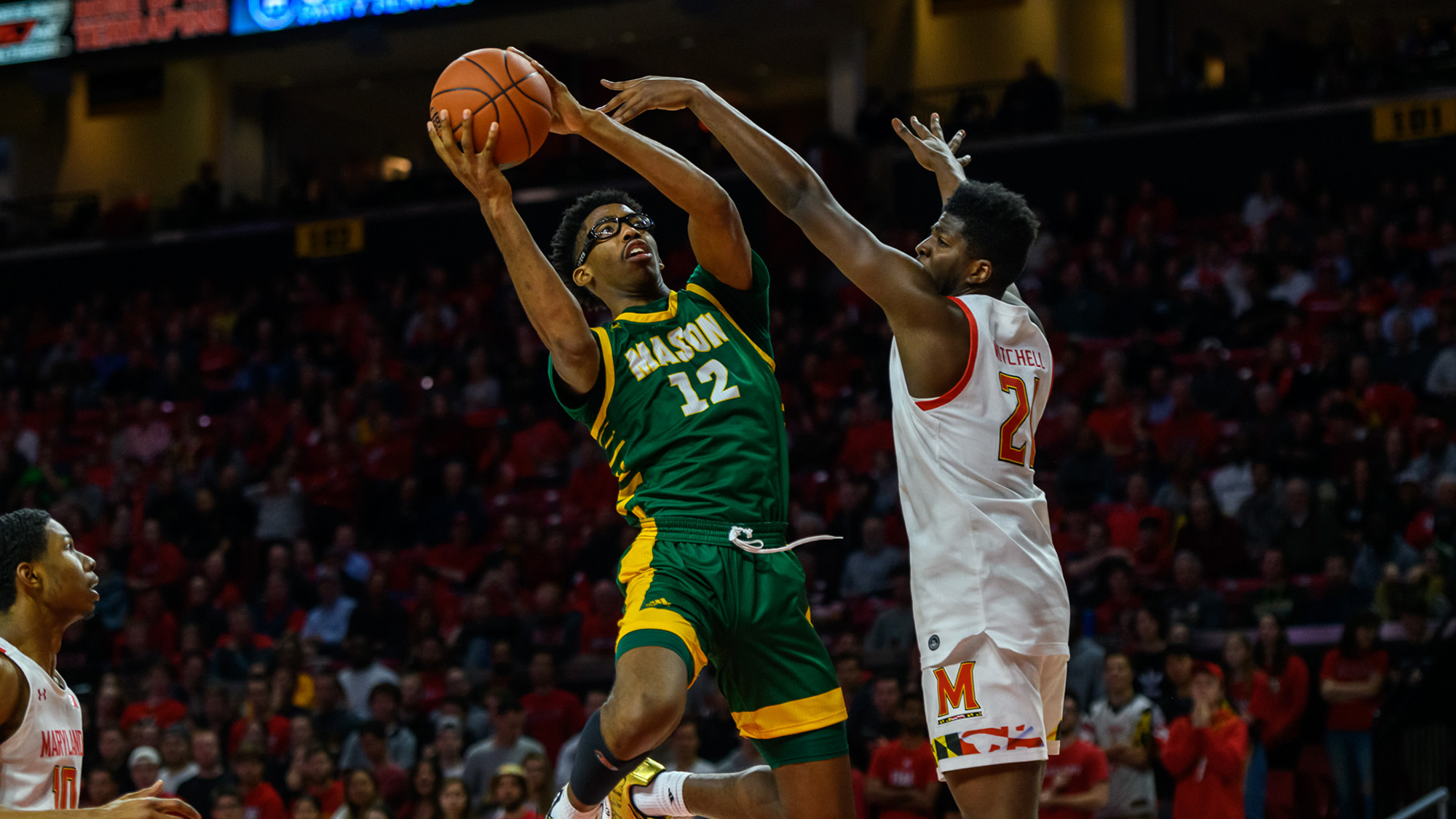Mason Falls at No. 6/7 Maryland, 86-63 - George Mason University Athletics