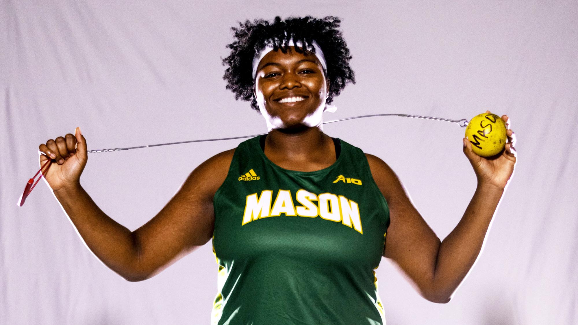 Grace Gaudin Named A-10 Field Performer of the Week - George Mason ...