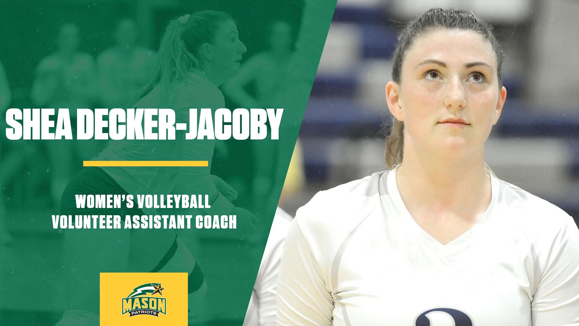 Women’s Volleyball Adds Shea Decker-Jacoby to Staff - George Mason ...