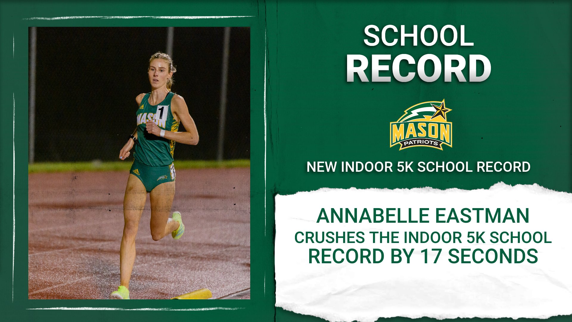Eastman Crushes School Record at Colyear-Daville Invitational - George Mason University Athletics