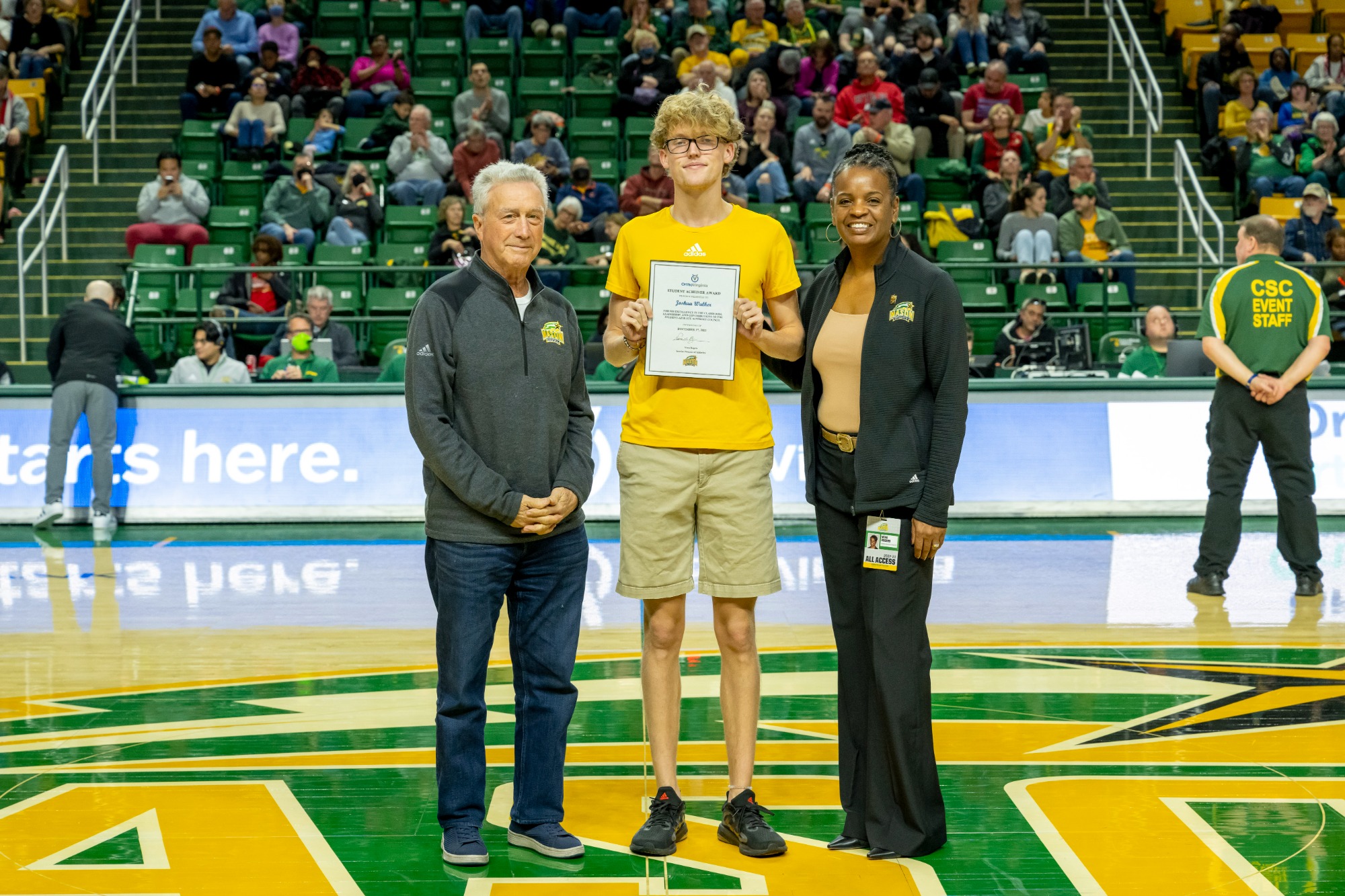 Joshua Walker receives honor of OrthoVirginia Student Achiever Award ...
