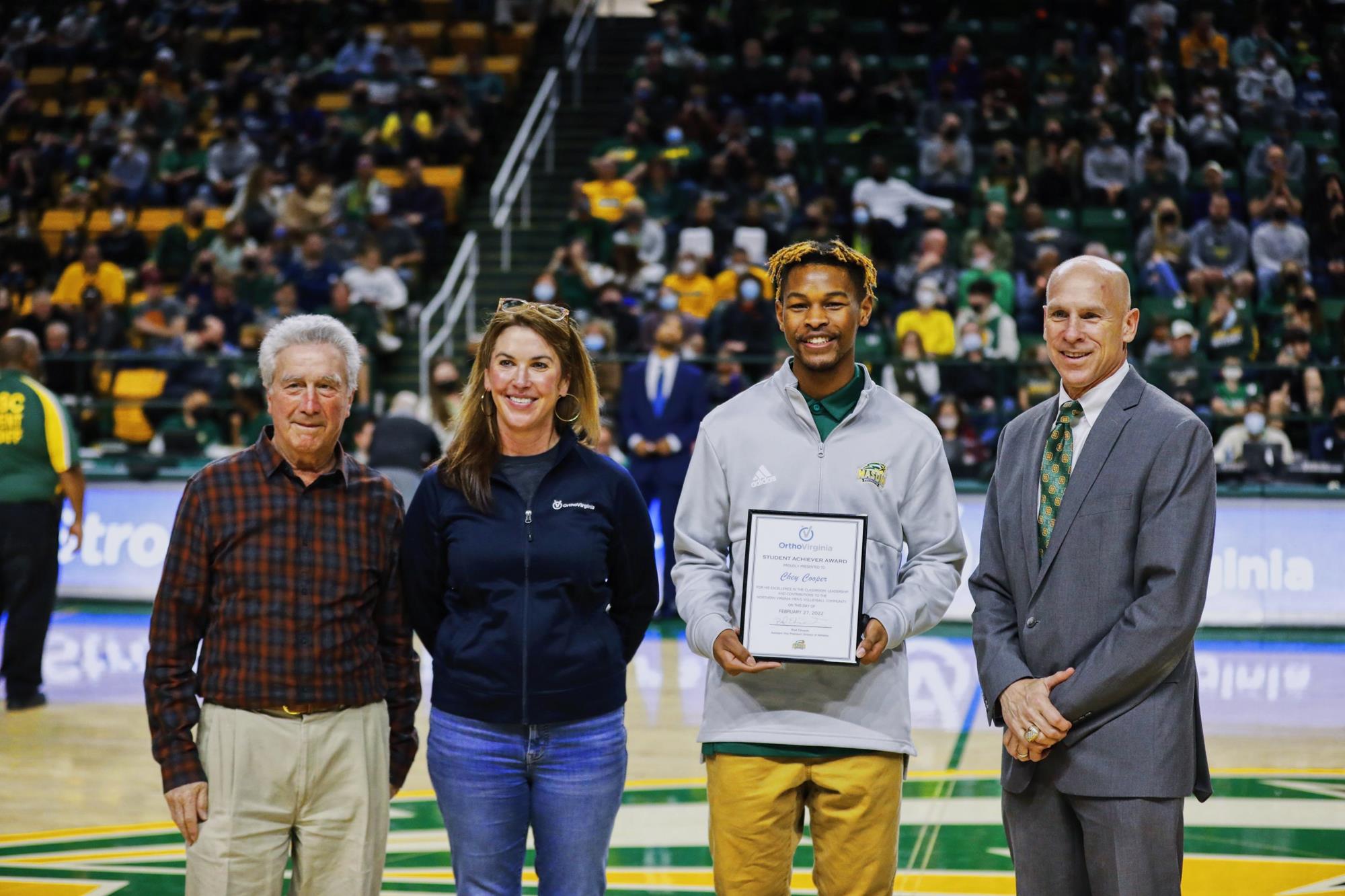 Chey Cooper Receives OrthoVirginia Student Achiever Award - George ...