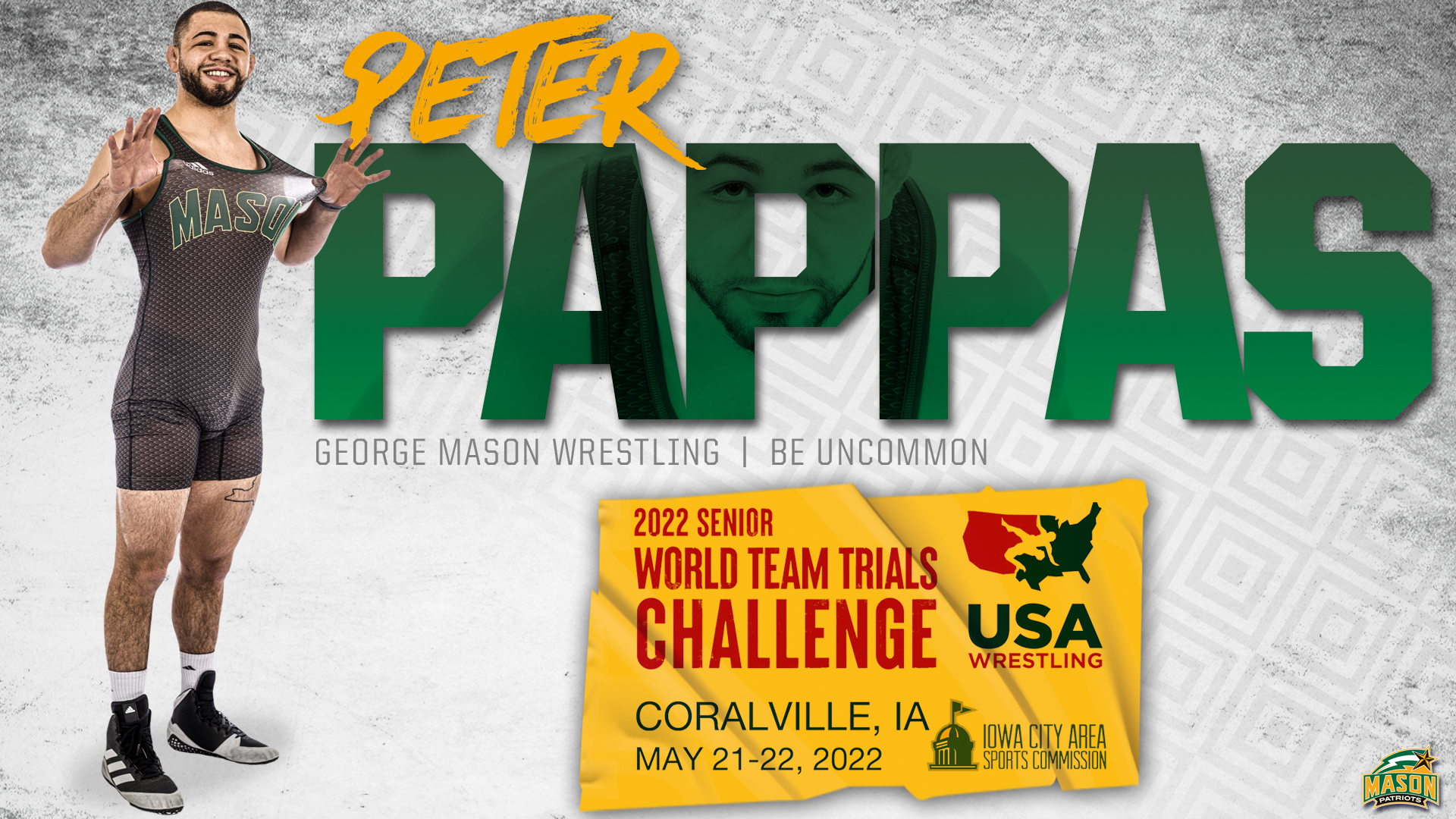 Pappas to Wrestle at the Senior World Team Trials - George Mason ...