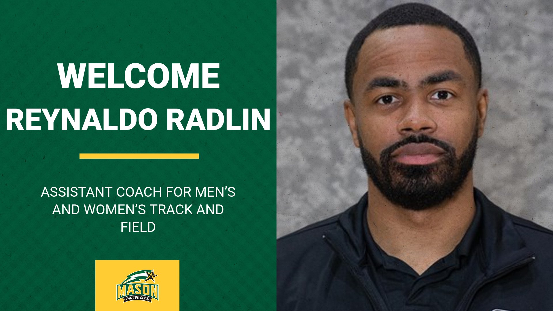 NCAA DII Track and Field Champion Coach Radlin Joins Mason - George ...
