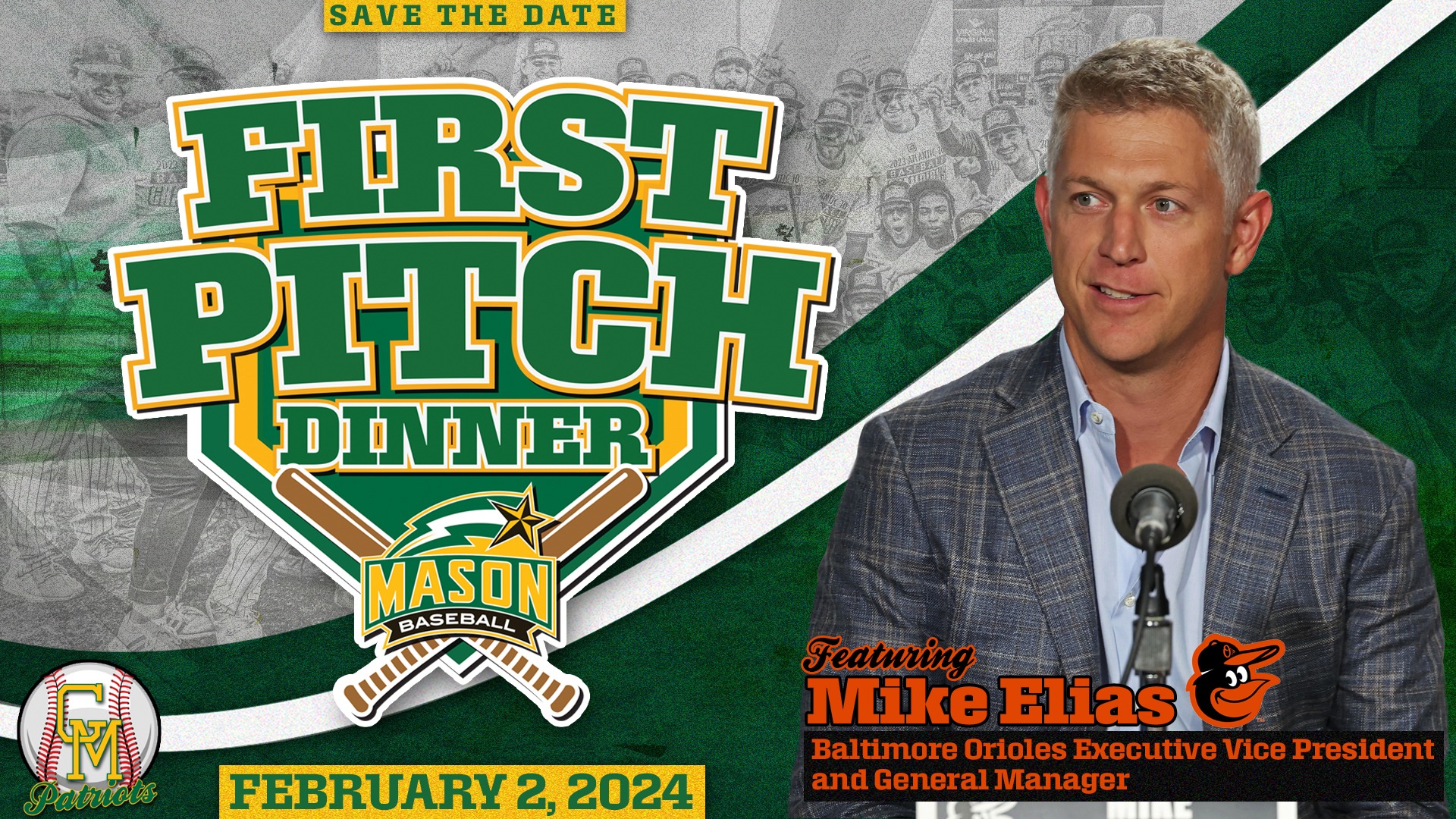 Baltimore Orioles General Manager Mike Elias Headlines First Pitch ...