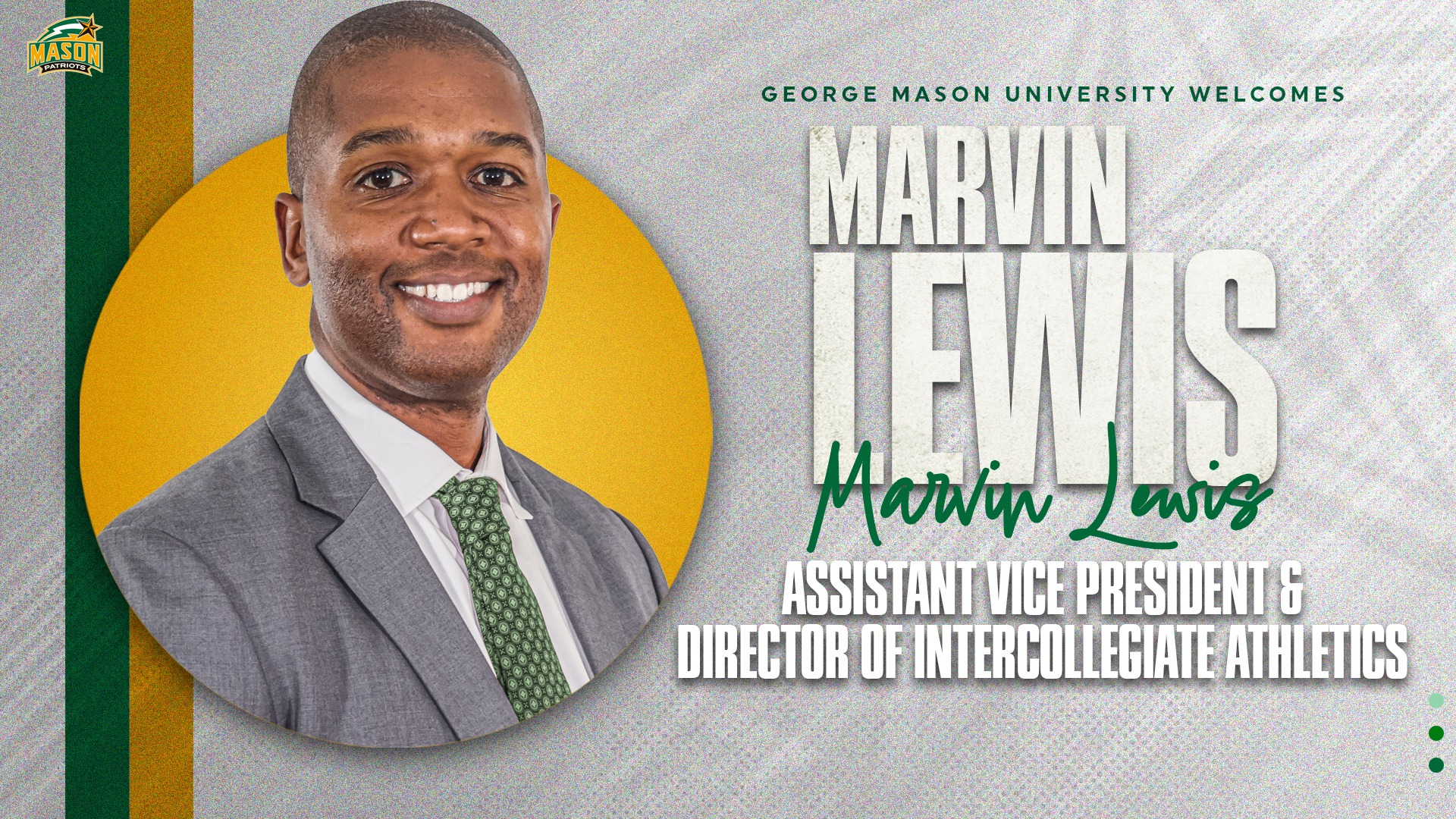 Mason Names Marvin Lewis Assistant Vice President and Director of ...
