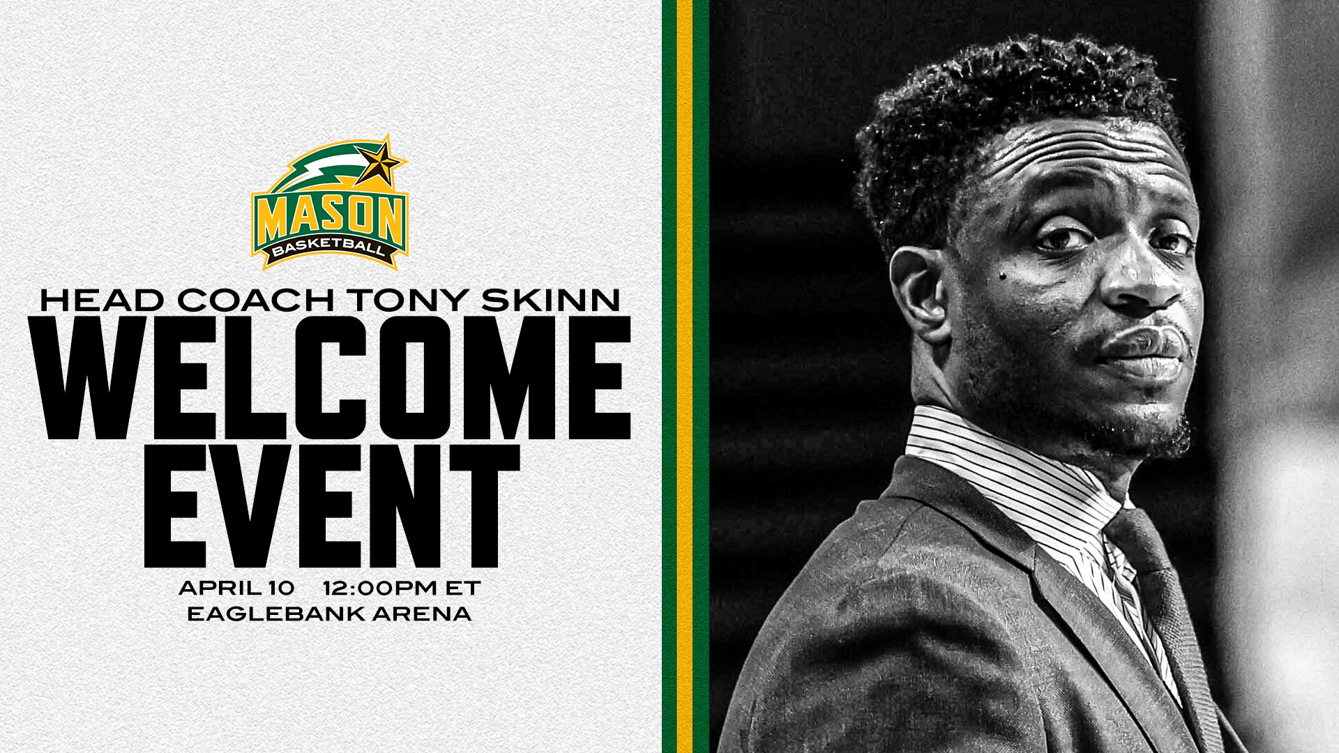 Tony Skinn Welcome Event Set For Monday, April 10 - George Mason ...