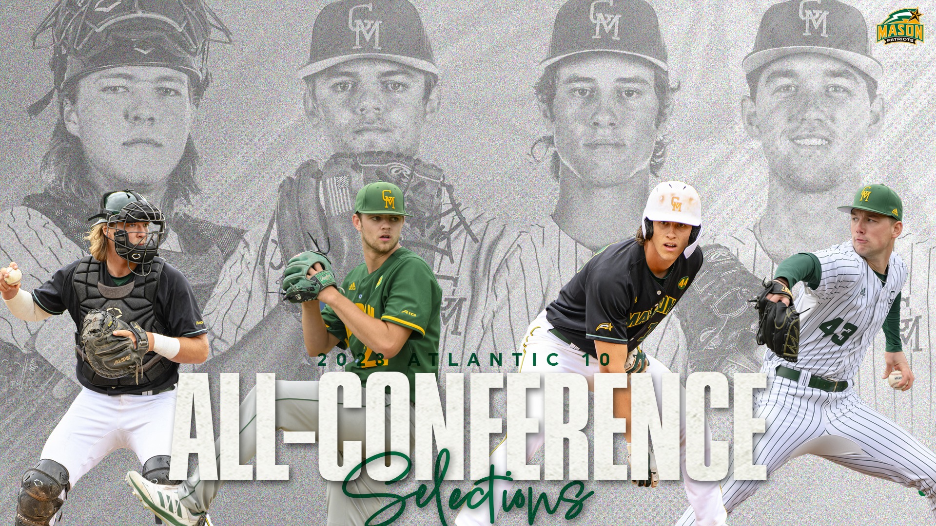 Four Patriots Earn Baseball All-Conference Accolades - George Mason ...