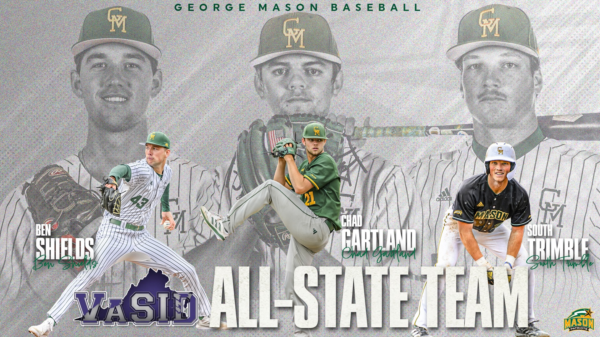 Gartland, Shields and Trimble Earn VaSID All-State Honors - George Mason University Athletics
