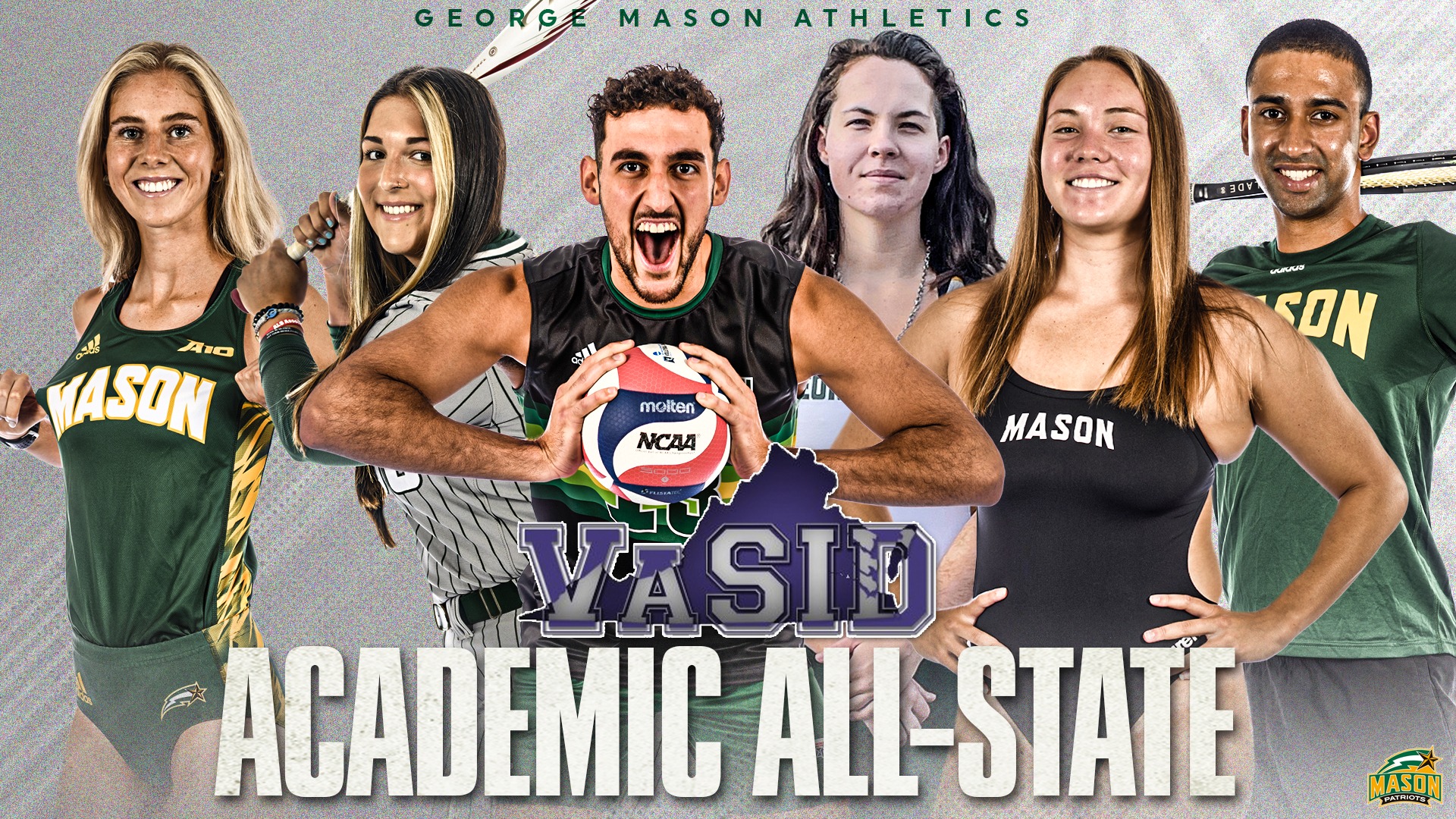 Six Patriots Earn VaSID Academic All-State Honors - George Mason University Athletics