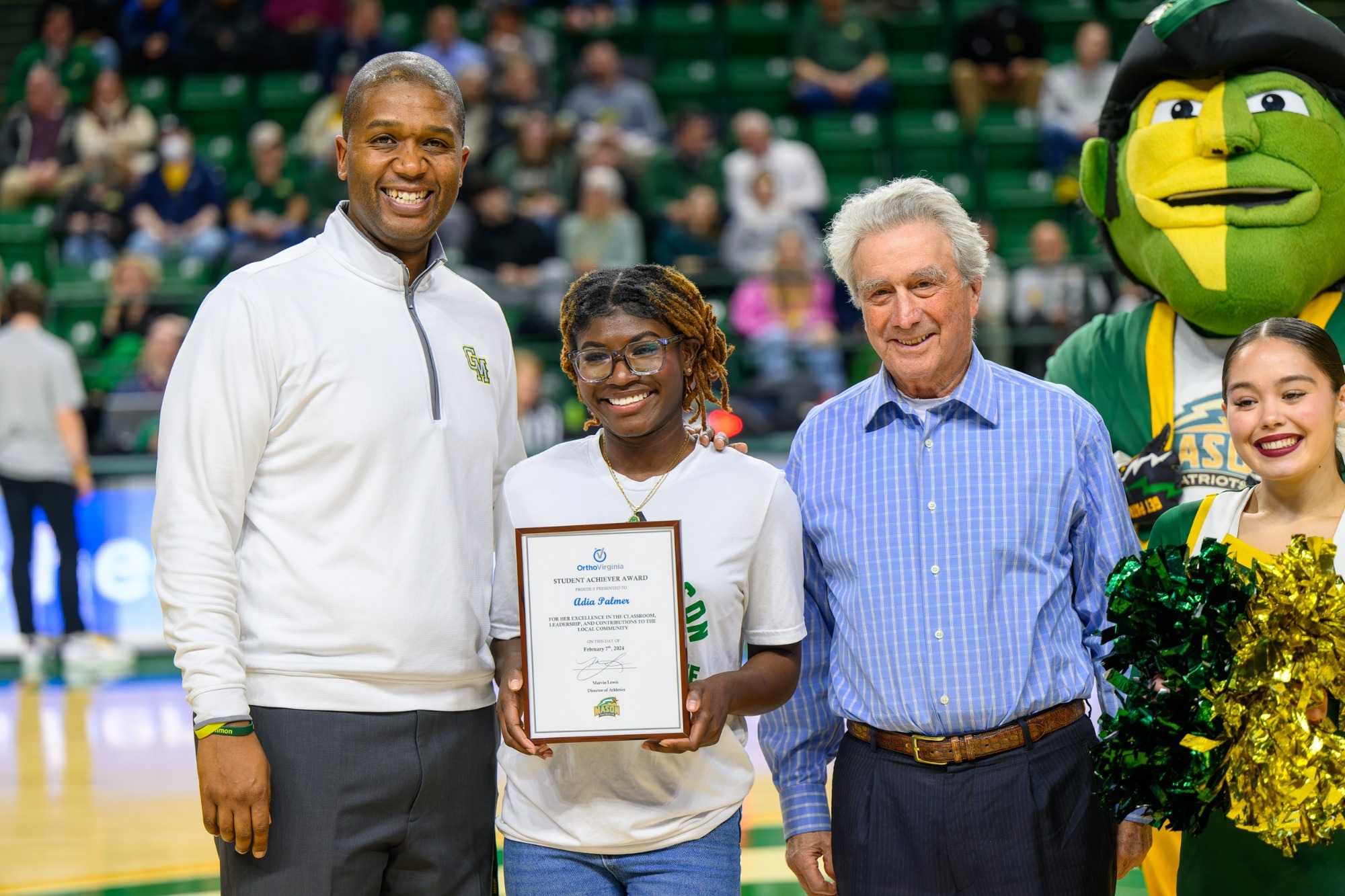 Adia Palmer Receives OrthoVirginia Student Achiever Award - George ...