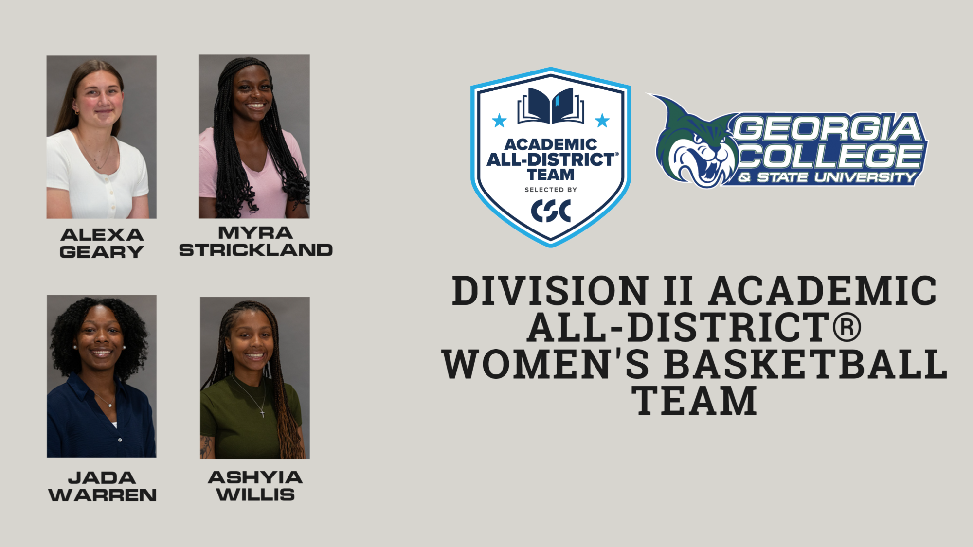 GCSU's Jada Warren named PBC nominee for NCAA Woman of the Year Award ...