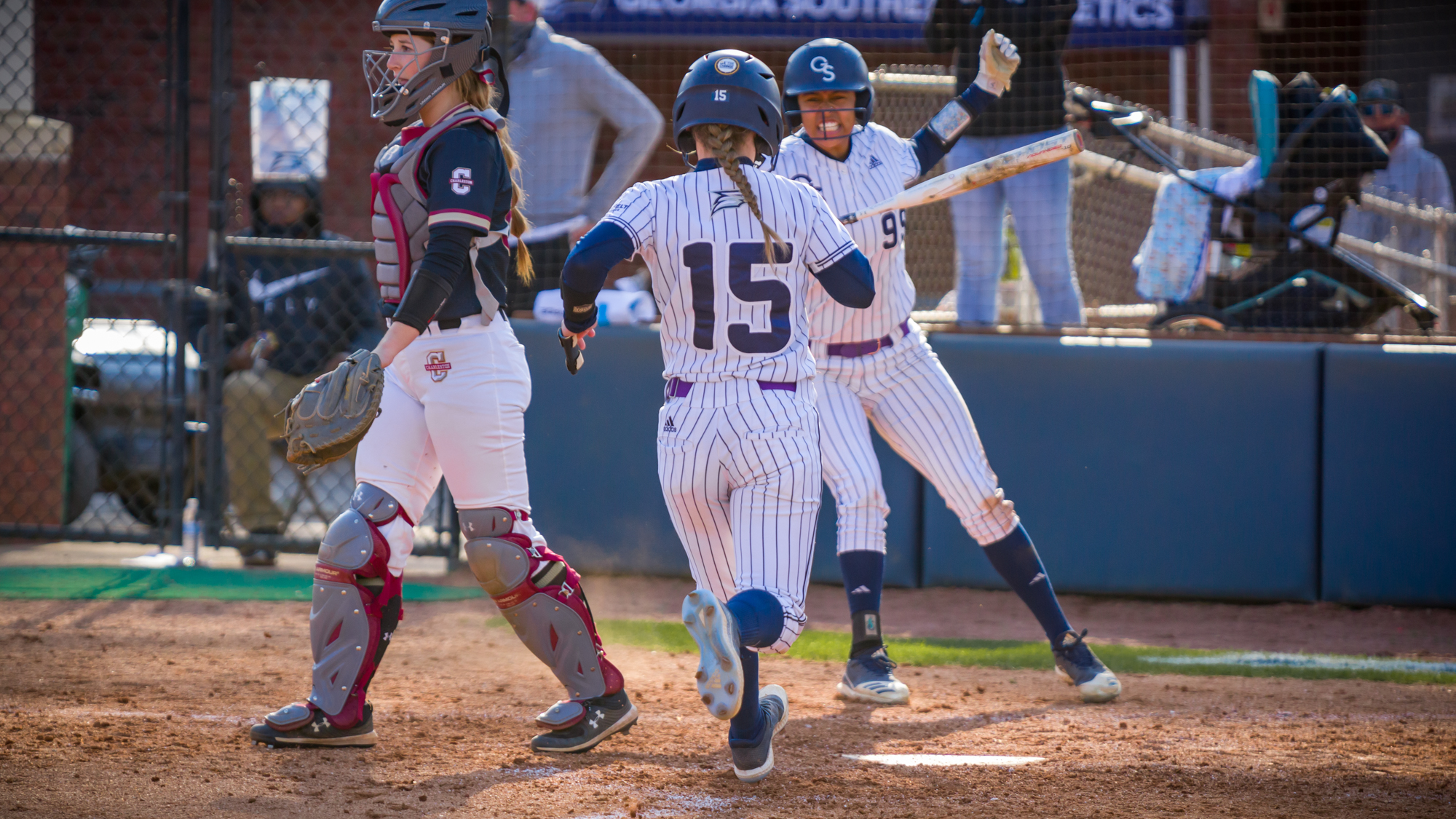Walk-Off Again! Gunter's Single Gives Eagles Split At Round Robin ...