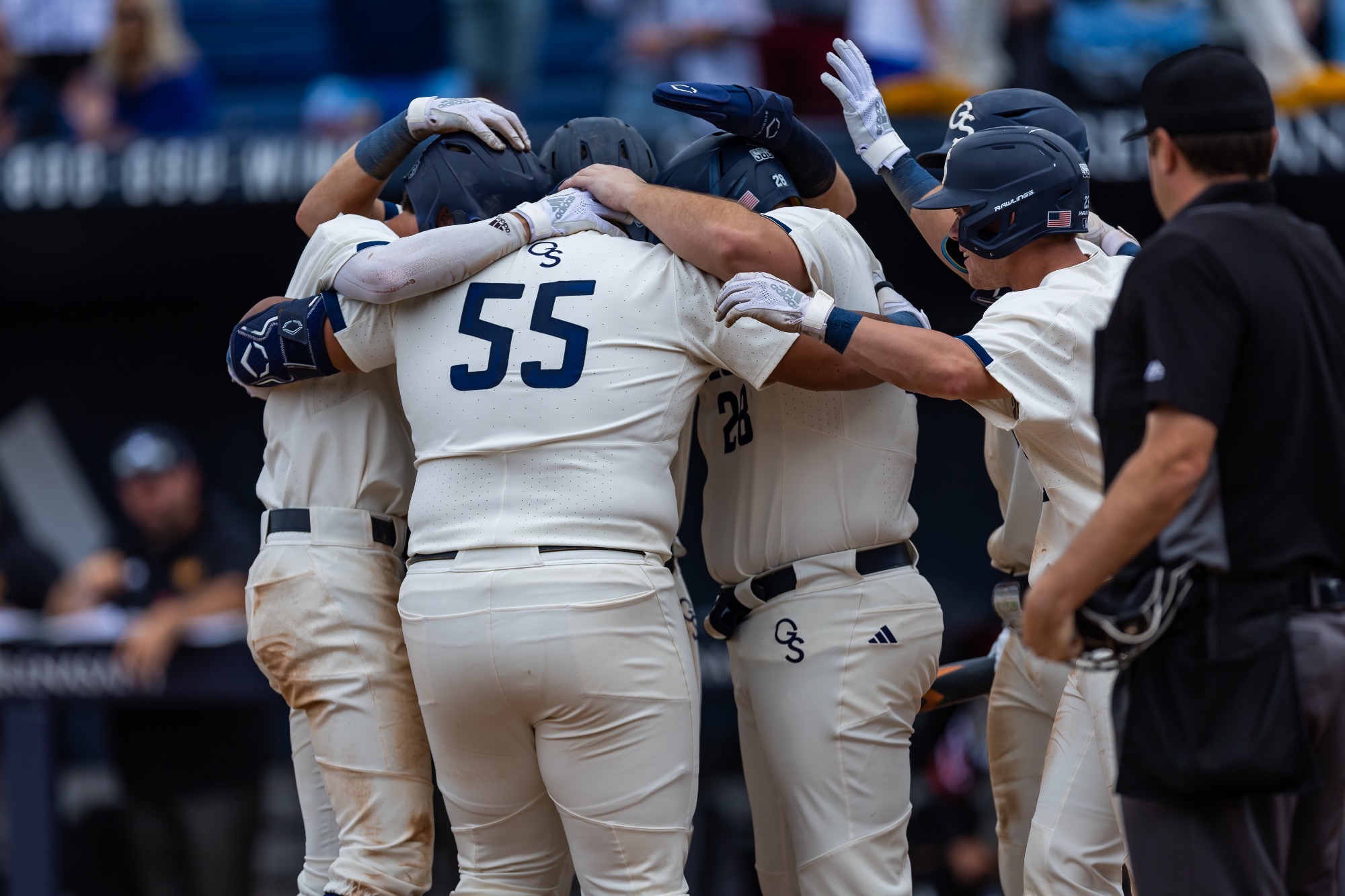 Eagles Complete the Sweep of ULM with Run-Rule Victory, 15-3 - Georgia ...