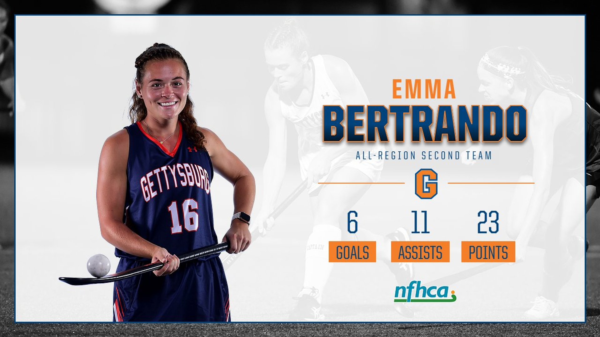 Emma Bertrando - Field Hockey - Gettysburg College Athletics