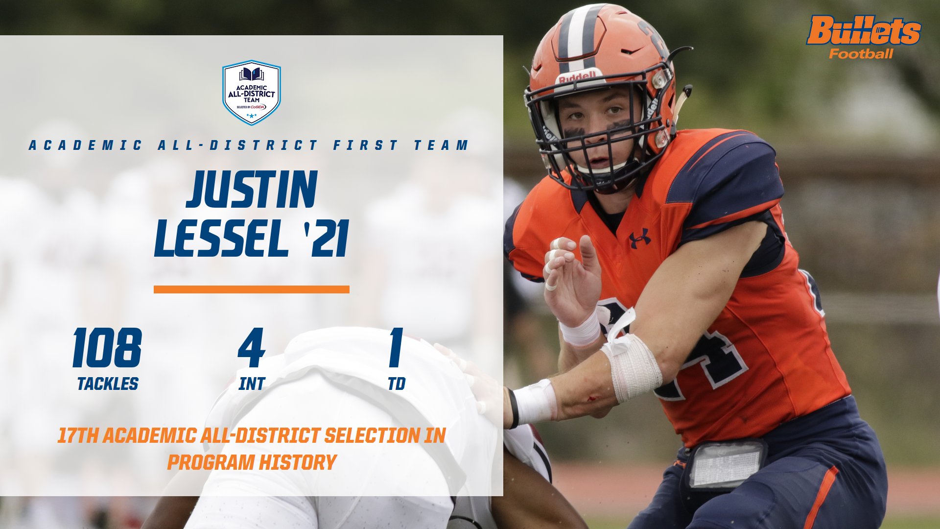 Justin Lessel - Football - Gettysburg College Athletics